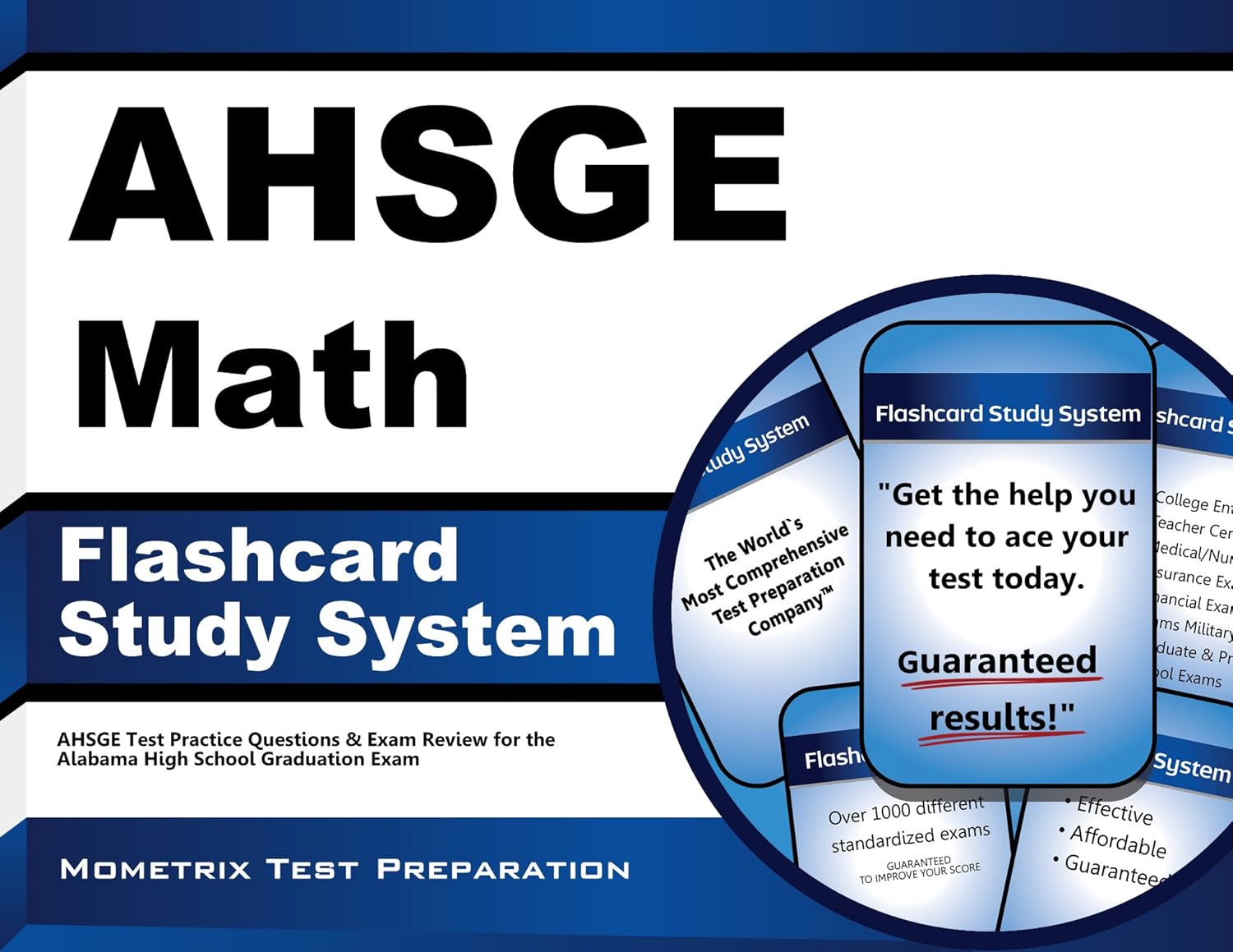 AHSGE Math Flashcard Study System: AHSGE Test Practice Questions & Exam ...