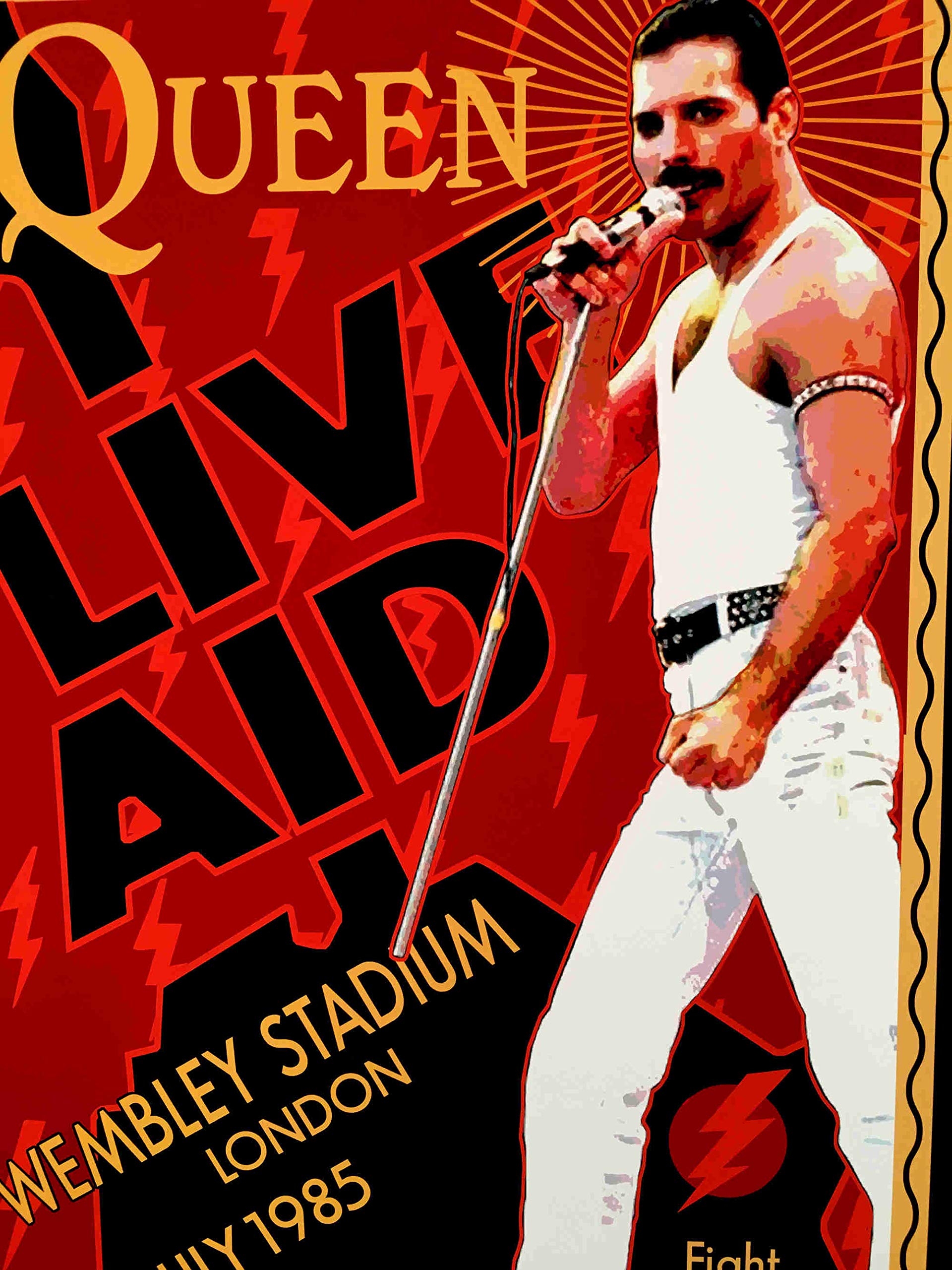 Queen Live Aid Poster