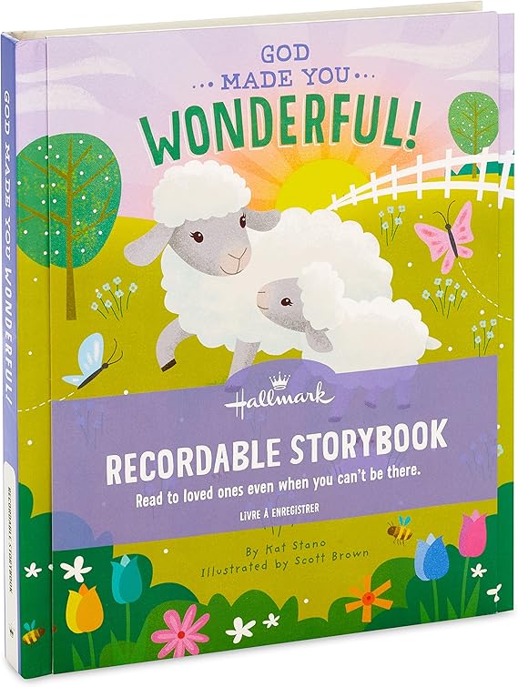 Amazon.com: Hallmark Recordable Book for Children (God Made You ...