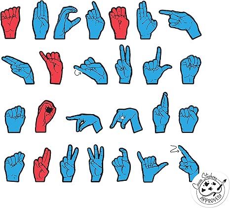 Amazon.com: WonderFoam® Magnetic Sign Language Letters : Office Products