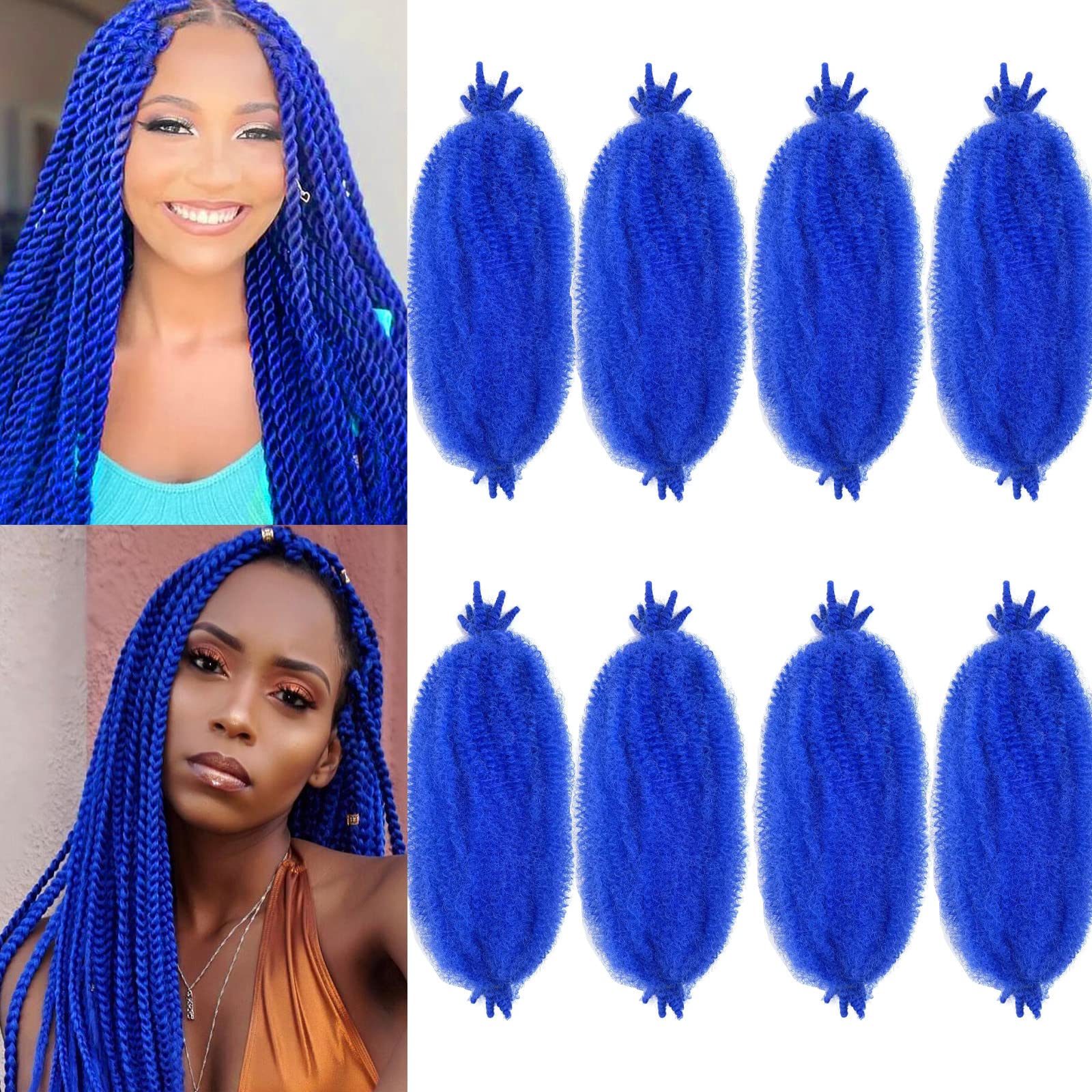Poetic Justice Braids With Blue