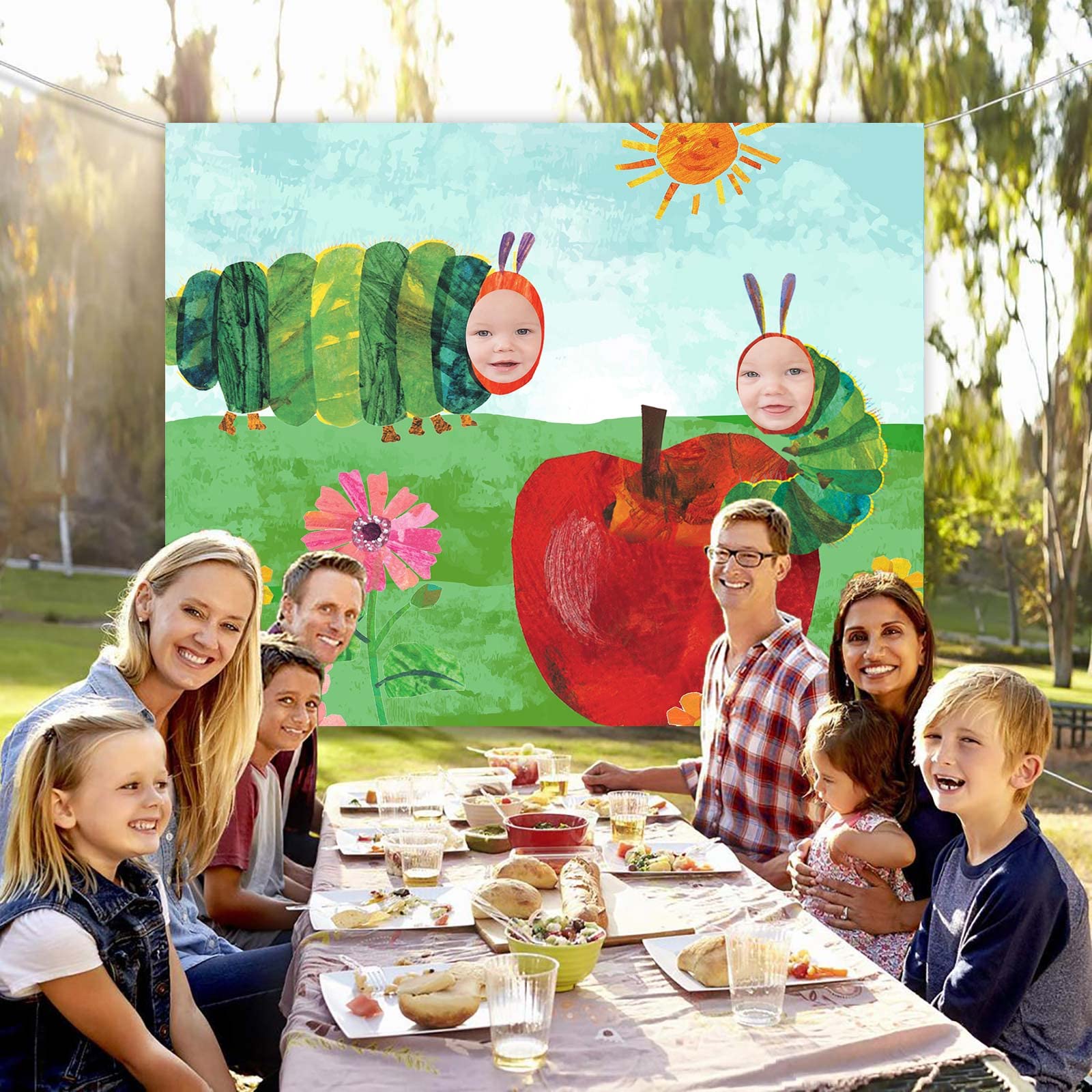Hungry Caterpillar Bulletin Board 100Pcs Very Hungry Caterpillar ...
