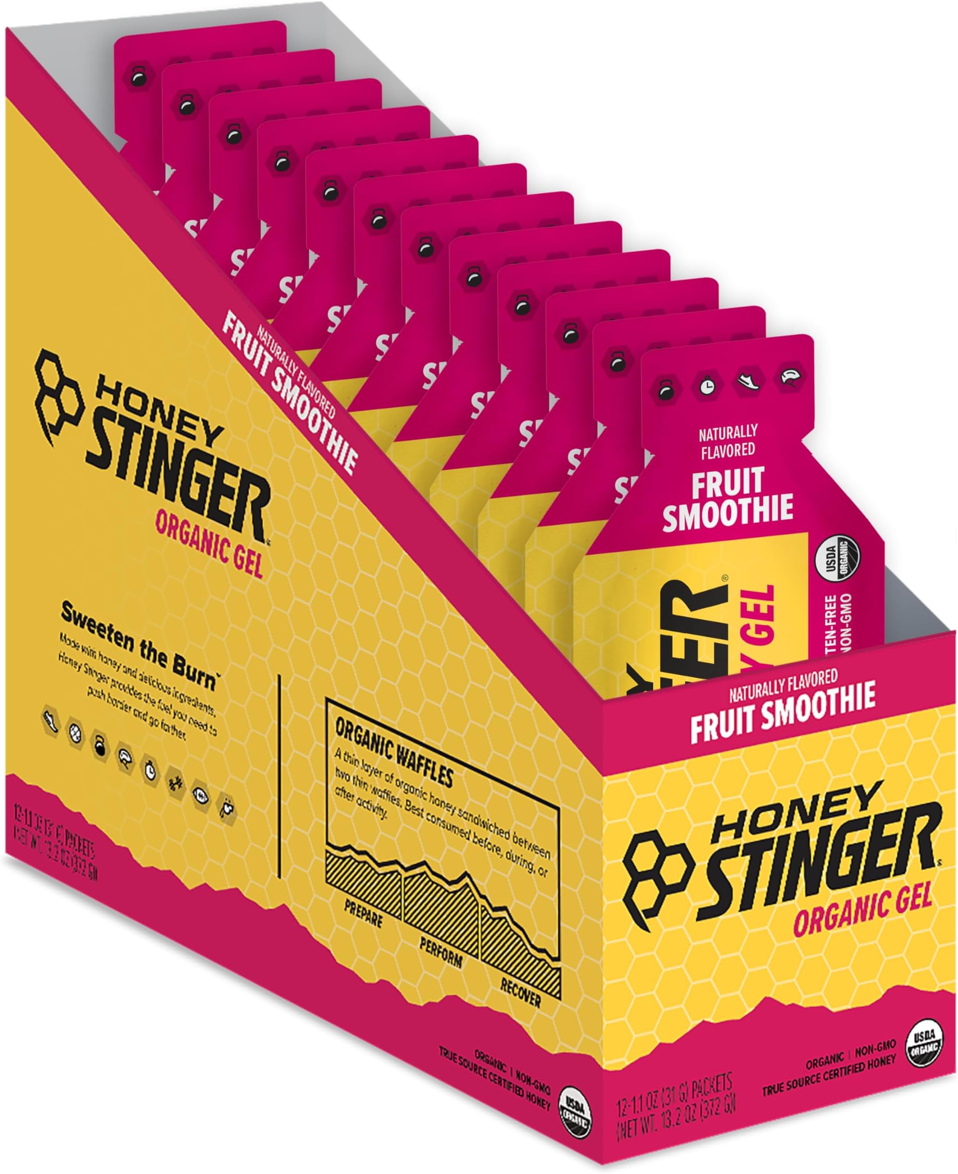 Amazon.com: Honey Stinger Organic Energy Chews, Fruit Smoothie, 1.8 ...