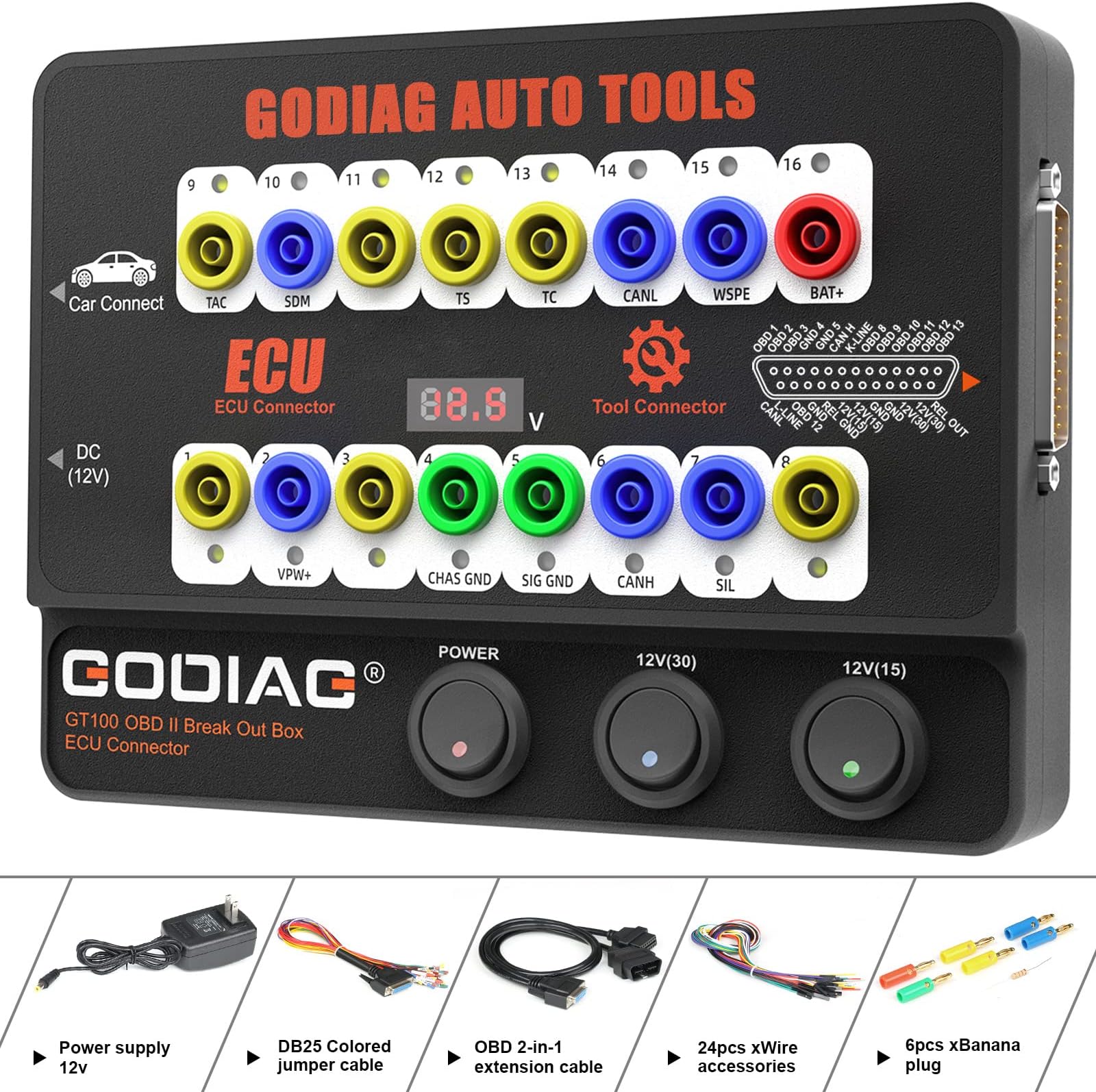 Amazon.com: GODIAG GT327 OBD2 Scanner, OBD II Adapter Scanner Connector ...