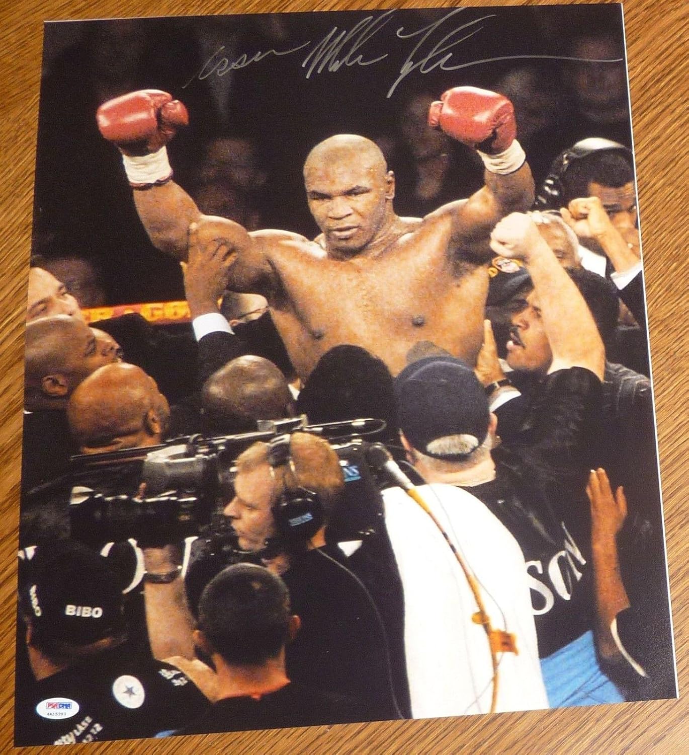 Mike Tyson Autographed Photograph - 16x20 COA 'd w RARE IRON Champ ...