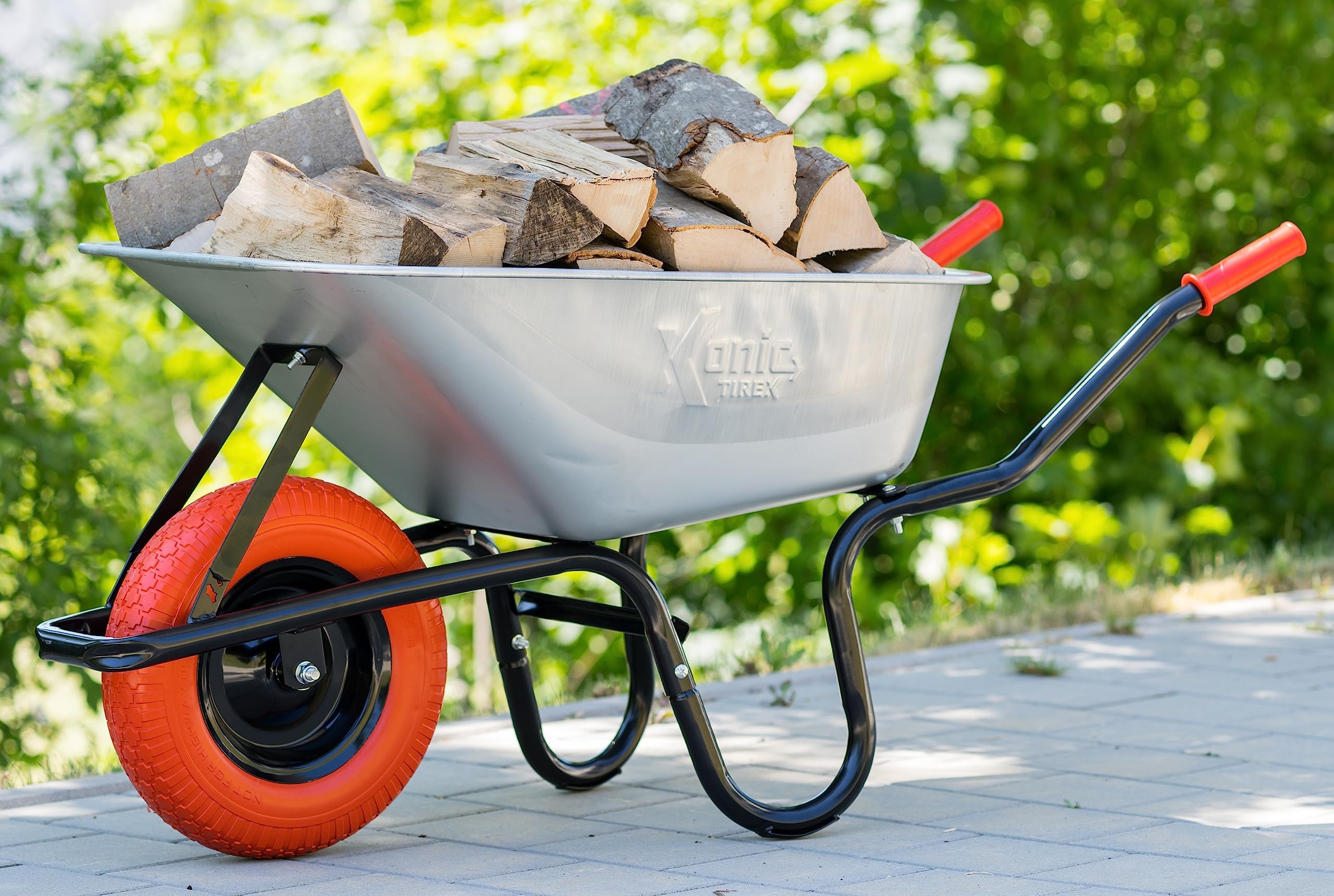 GARMIO® Schubkarre 85 Liter bis 160kg Tragfähigkeit Garten ...
