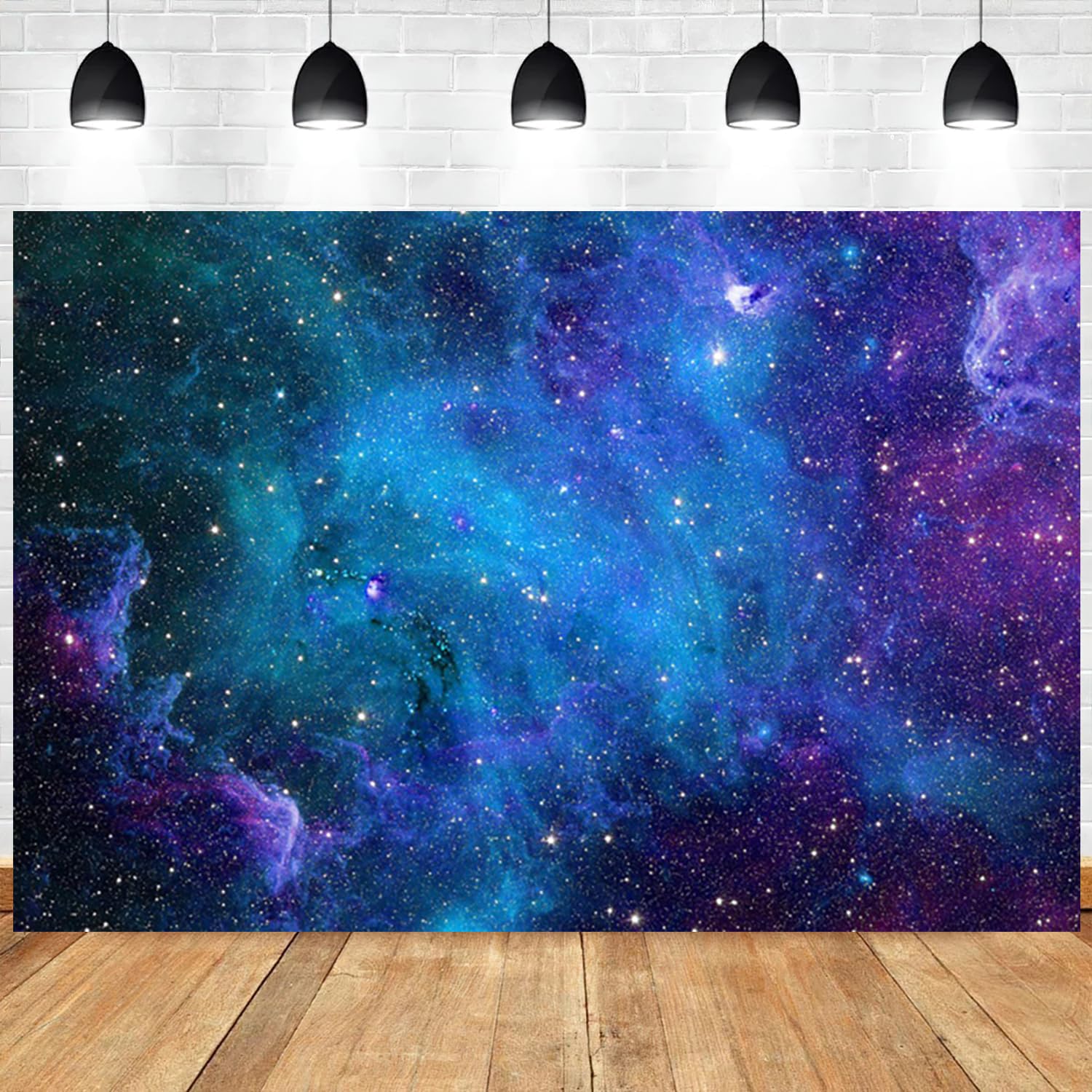 Amazon.com : 10x8ft Outer Space Backdrop Galaxy Stars Universe Colored ...
