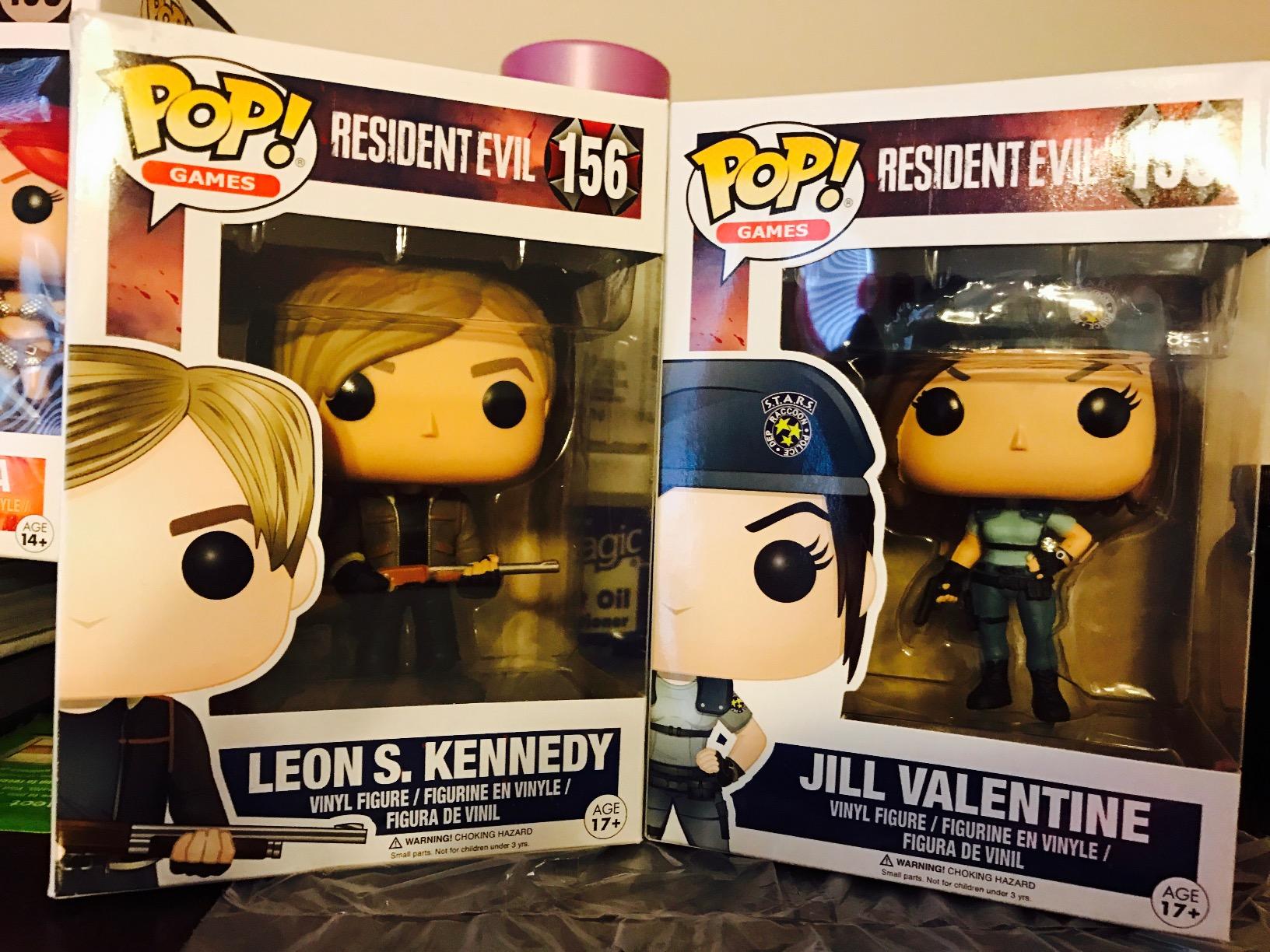 Amazon.com: Funko POP Games: Resident Evil-Jill Valentine Action Figure ...