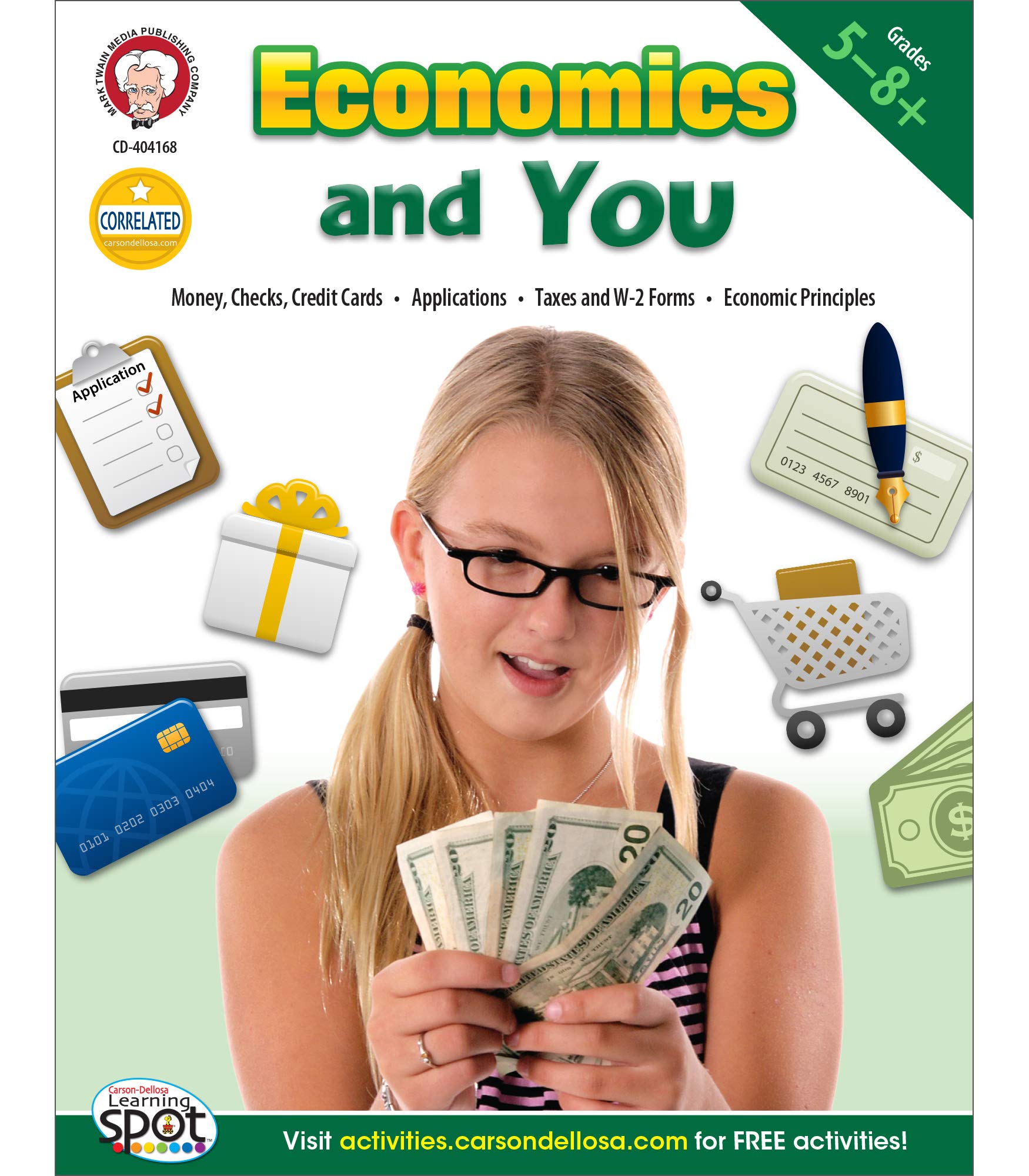 Snapklik.com : Mark Twain Basic Economics Workbook, Grades 5-8 ...