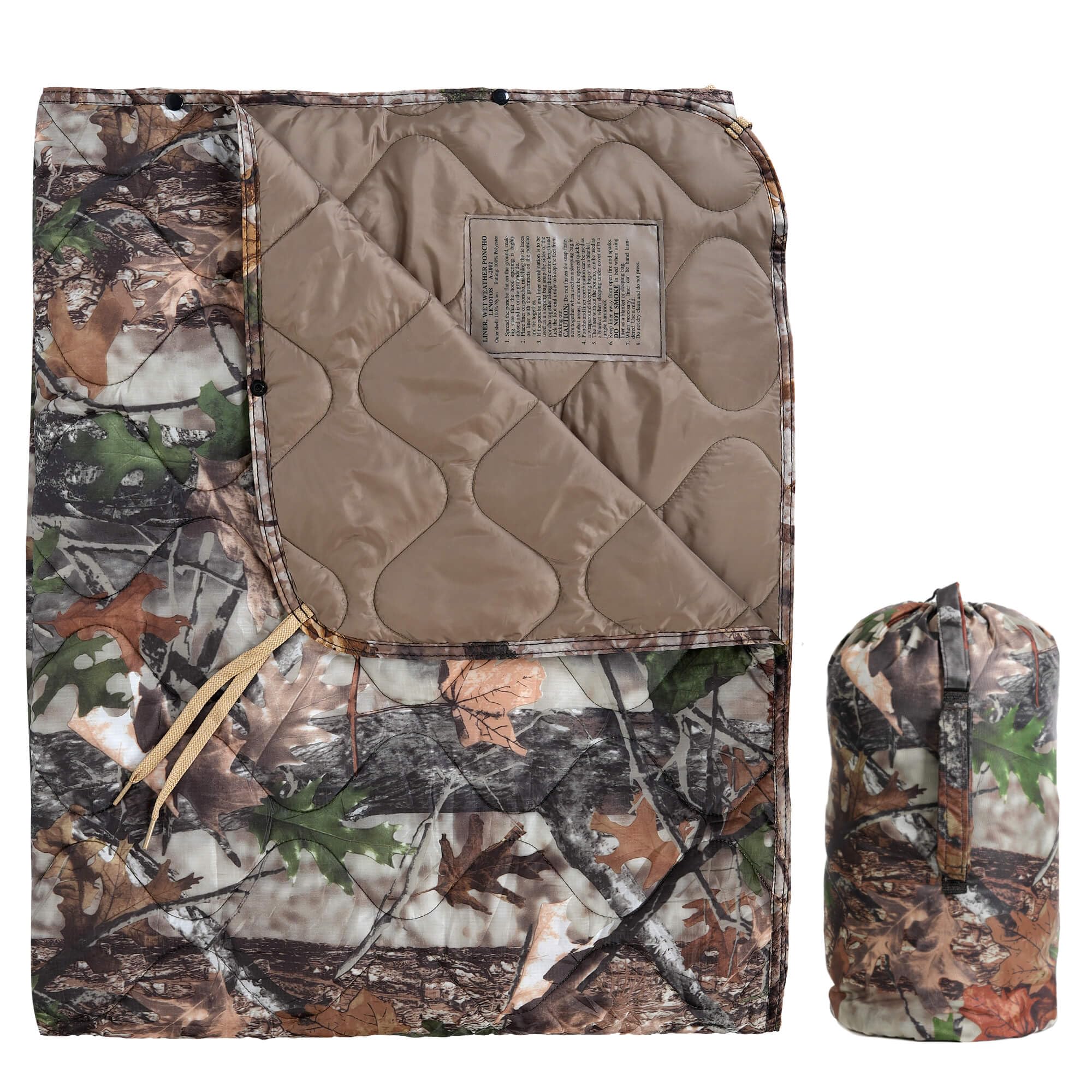 Amazon.com: Lenotos Woobie Blanket, Thermal Insulated Military Poncho ...