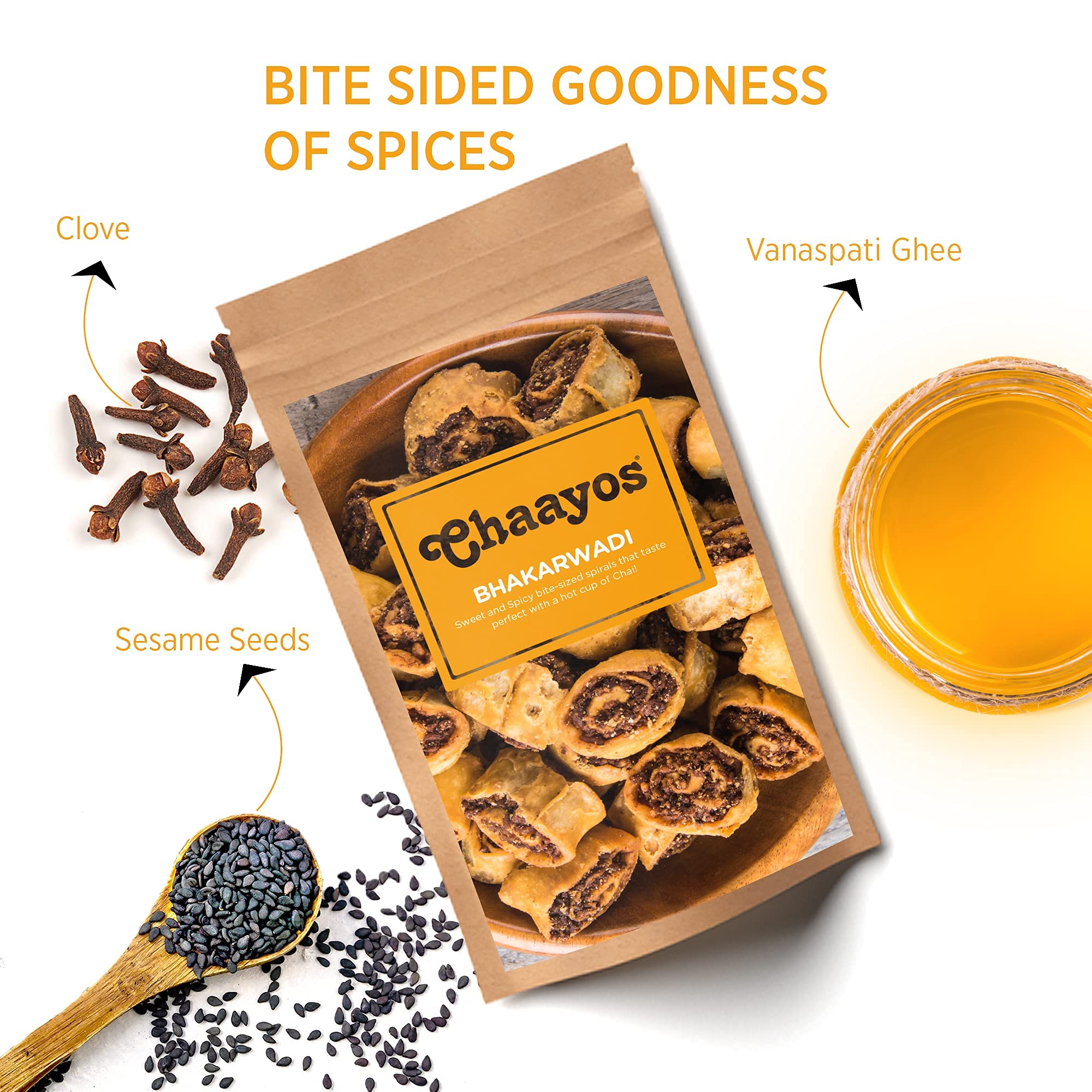 Chaayos Bhakarwadi (150g Pack) | Chai Time Snack | Ready to Eat ...