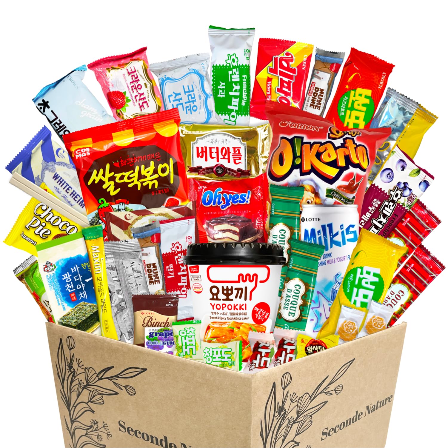 Buy Journey of Asia Korean Snack Box 38 Count Care Package Individually ...