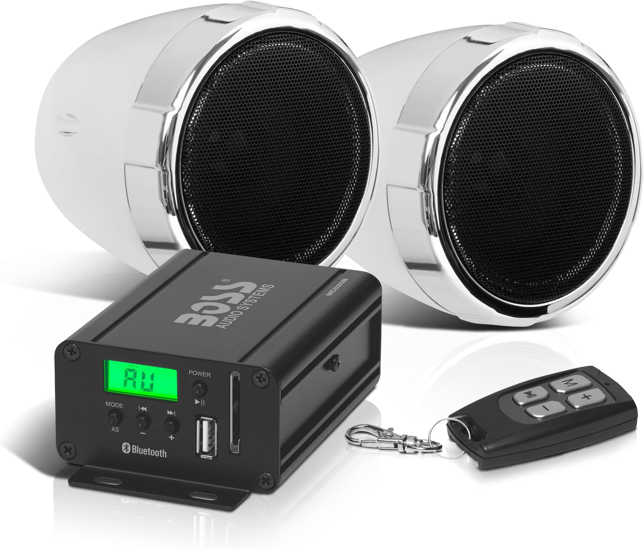 Amazon.com: BOSS Audio Systems MC520B 3 Inch Motorcycle Speakers and ...