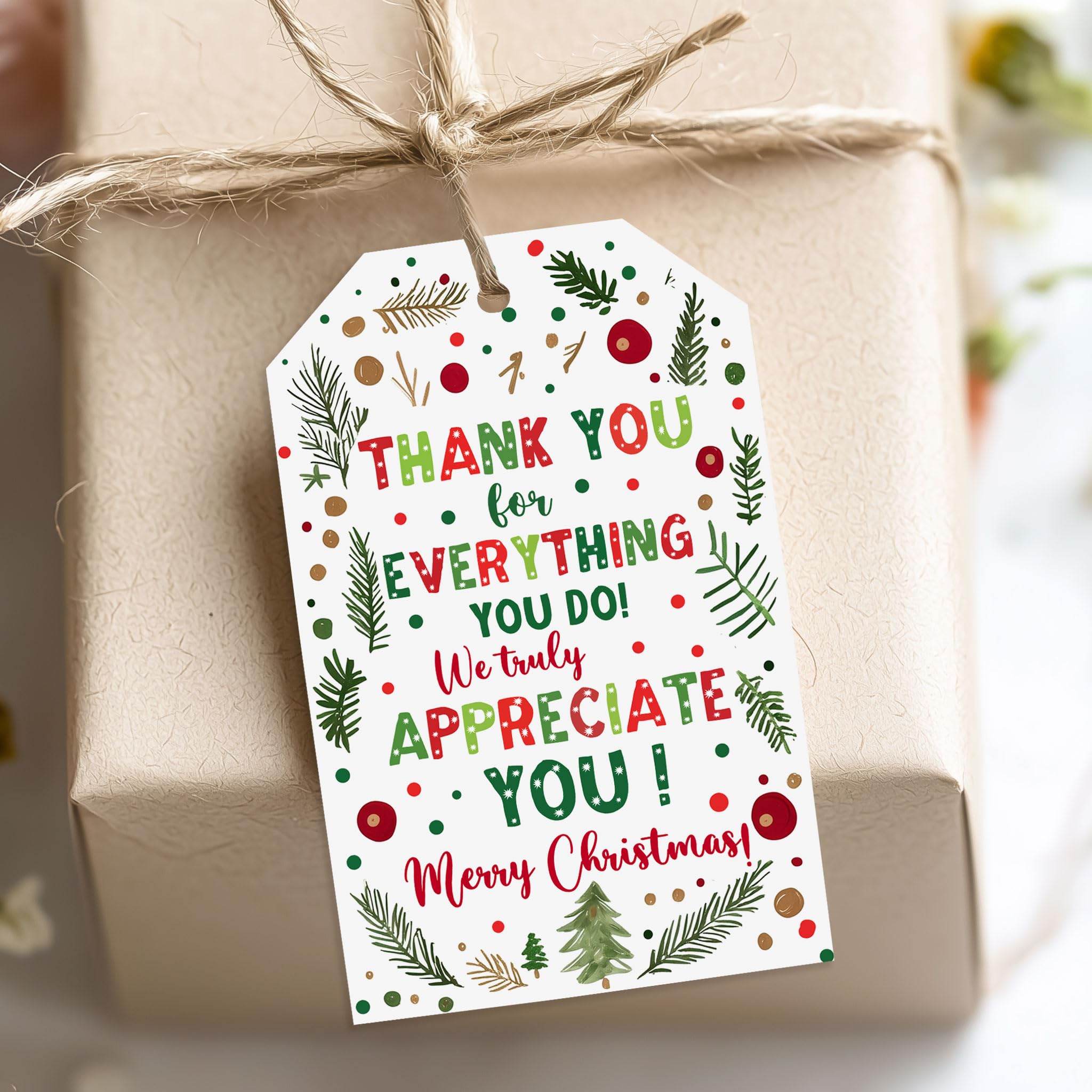 Snapklik.com : Treat For You To Say Thank You For All You Do Gift Tag ...