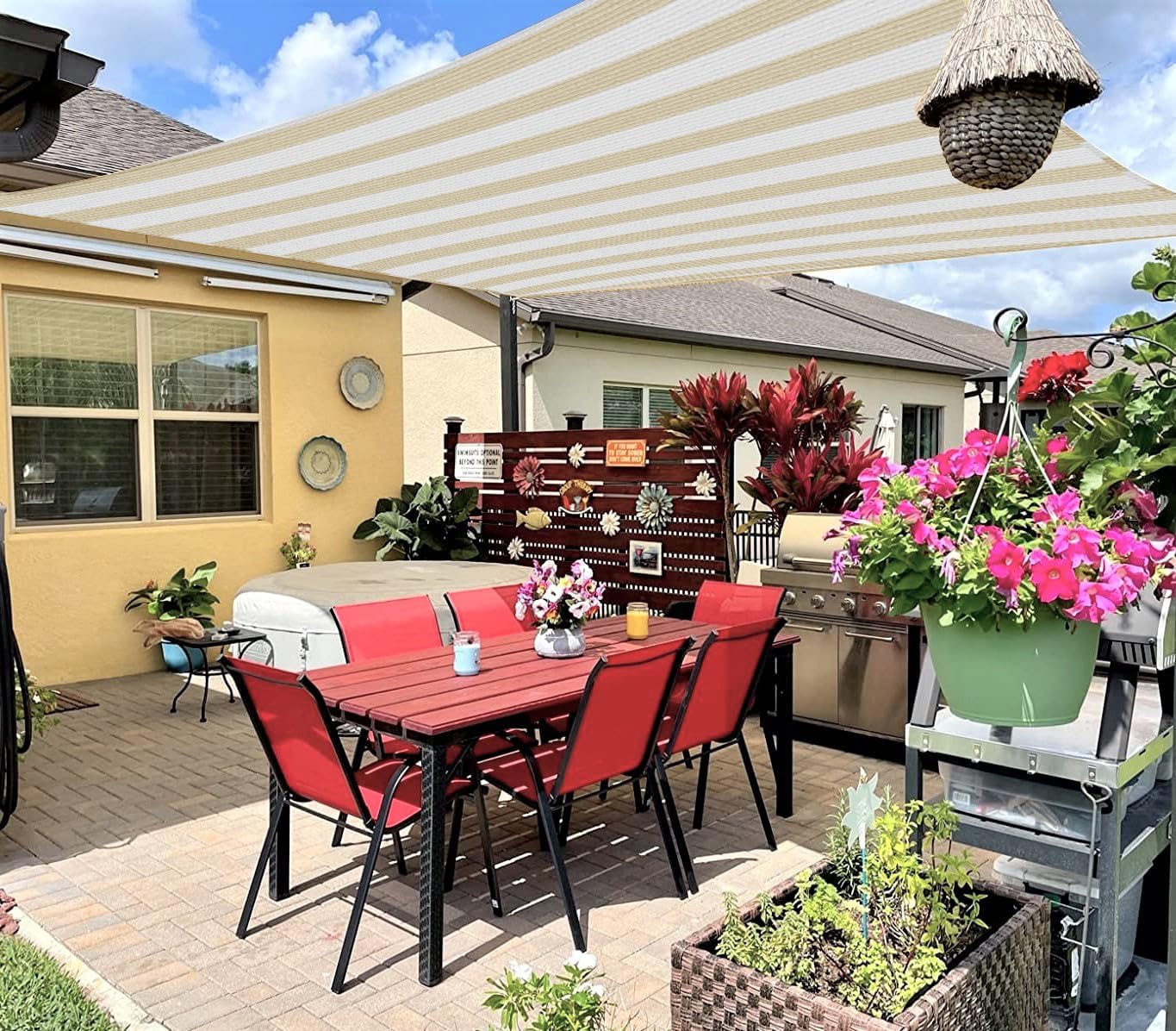 Amazon.com : INFRANGE 10' x 14' Rectangle Sun Shade Sails Canopy UV ...
