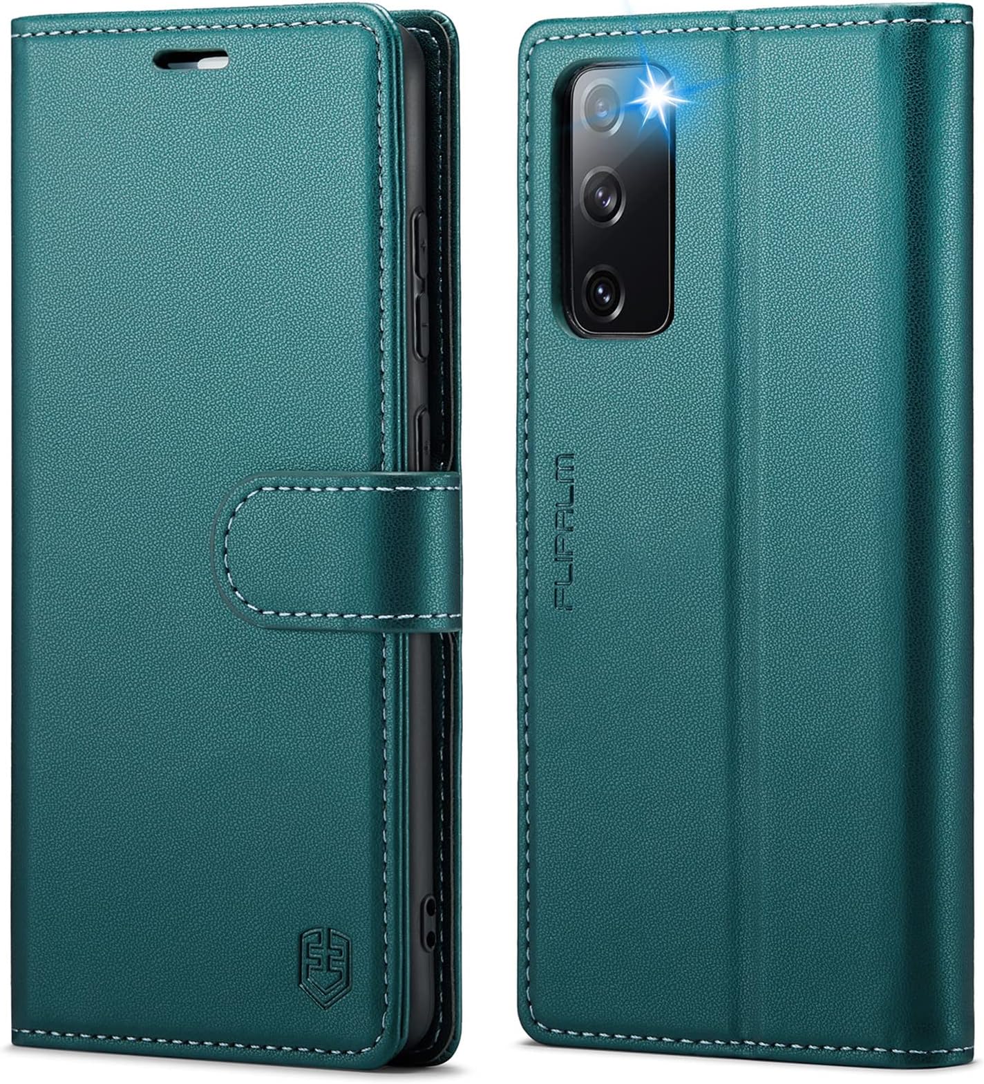 Amazon.com: FLIPALM for Samsung Galaxy S20 FE 5G Wallet Case with RFID Blocking Credit Card ...