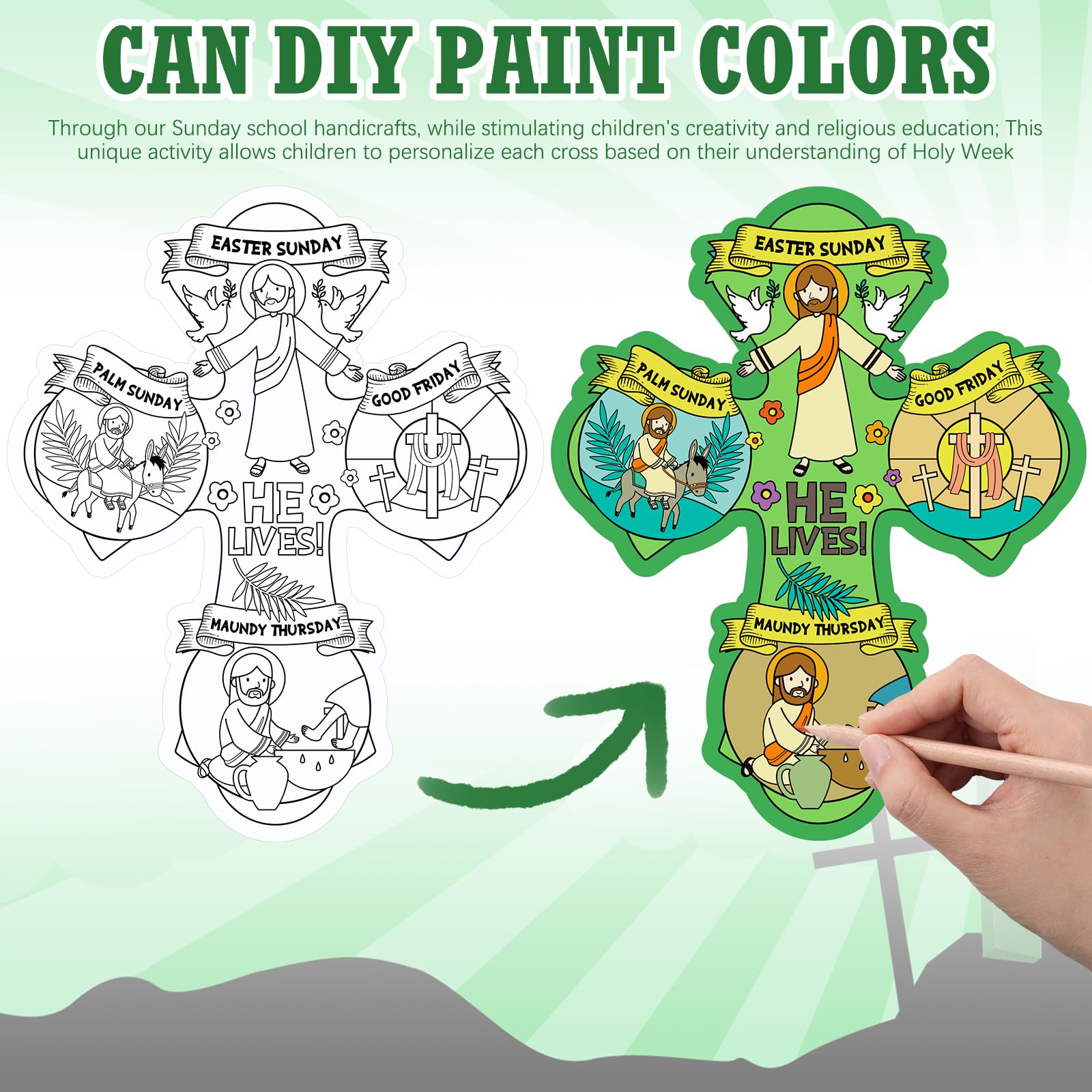 Holy Week Catholic Coloring Pages Free Christmas & Easter Coloring