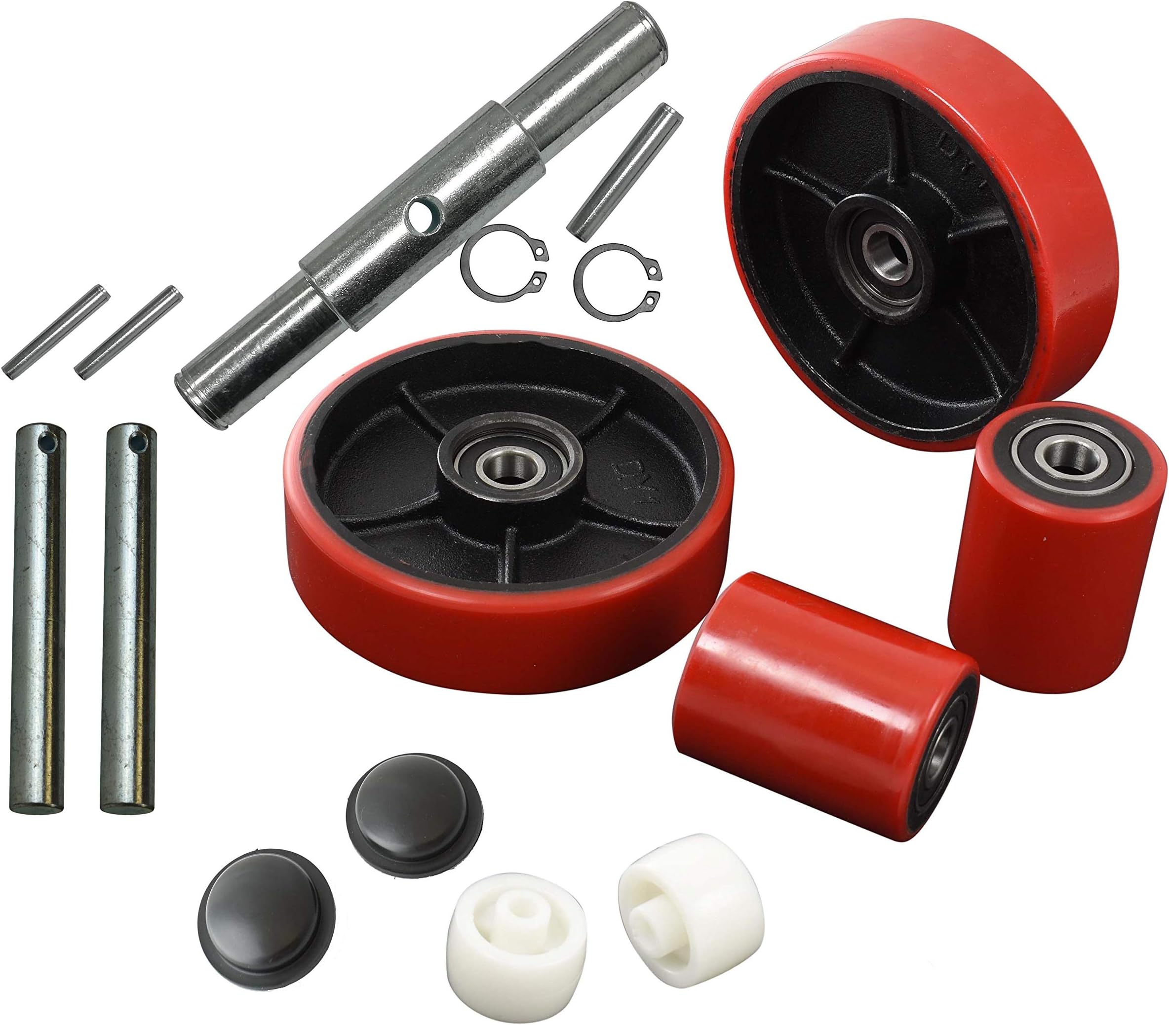 Amazon.com: Pallet Jack/Truck FULL SET BLACK with Back Axle, Steering ...