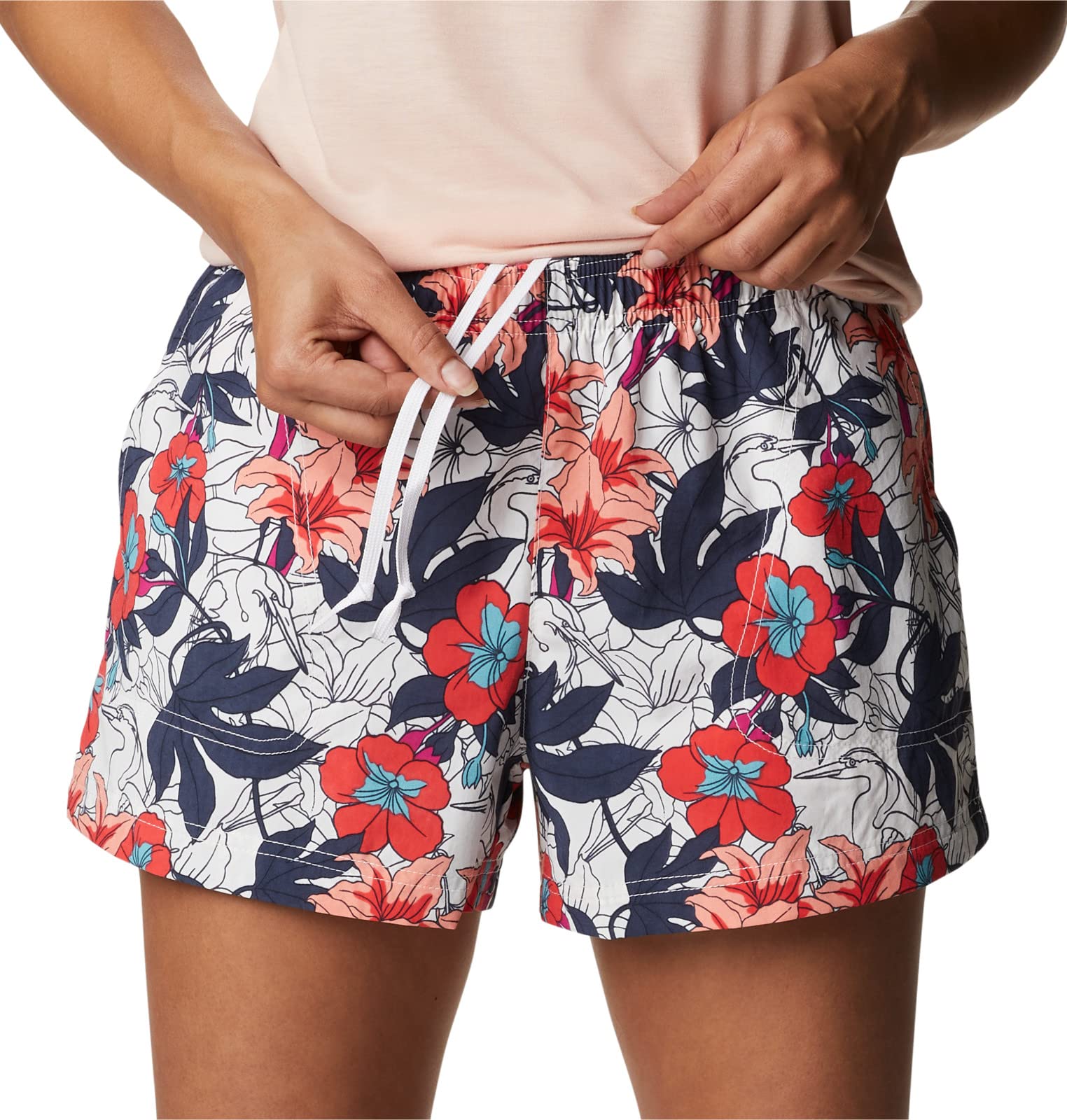 Snapklik.com : Columbia Womens Sandy River II Printed Short