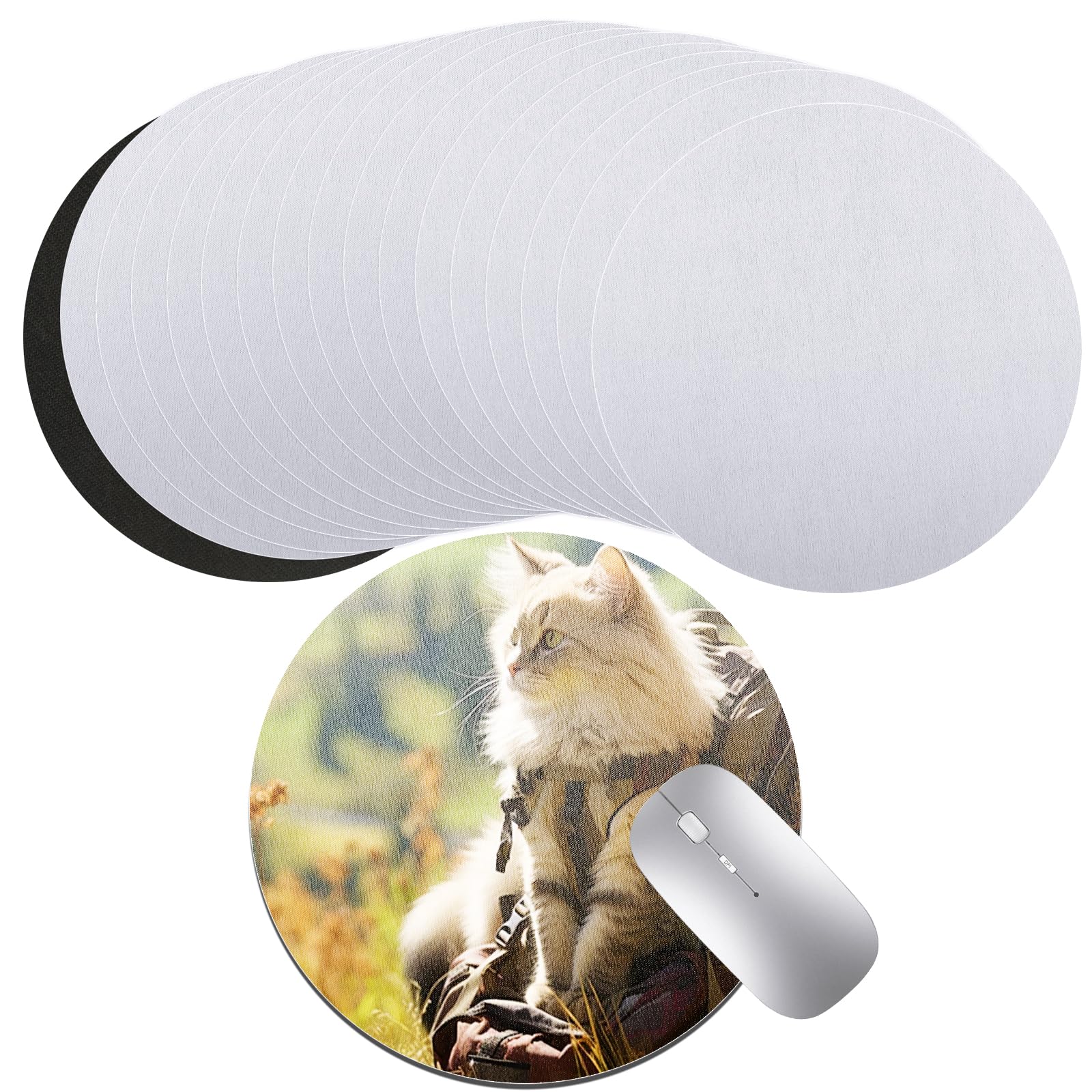 Amazon.com: QTLCOHD 30 Pack Sublimation Mouse Pad Blanks for ...