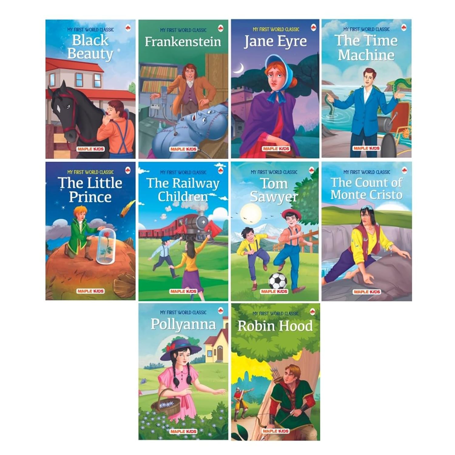 Buy Story Books for Kids - World Classic (Abridged) (Set of 10 Books ...