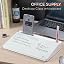 Towon Small Compact Glass Desktop Whiteboard With Storage 12 X ...