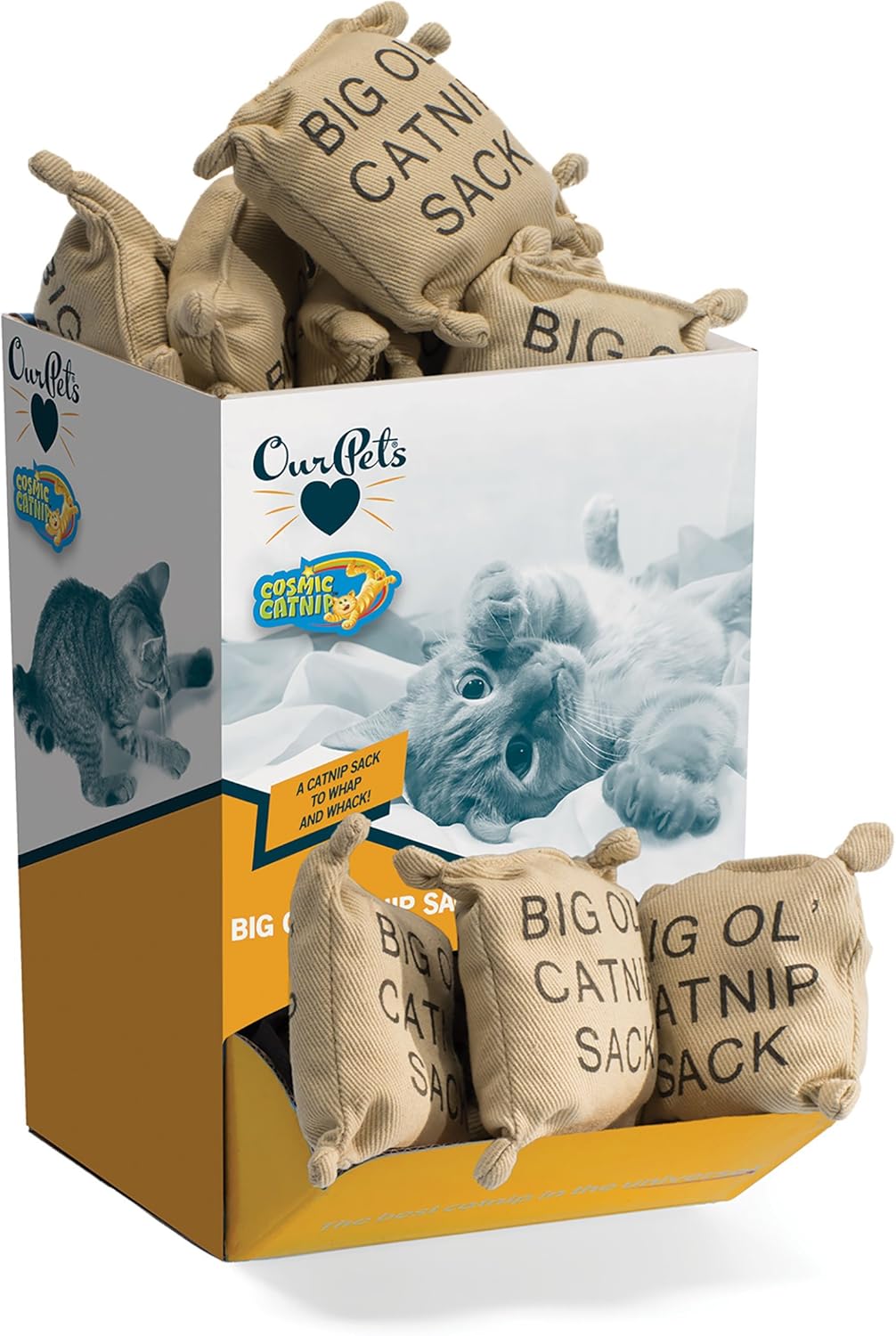 Amazon.com : OurPets 100-Percent Catnip Filled Sack Bulk Bin Cat Toy ...