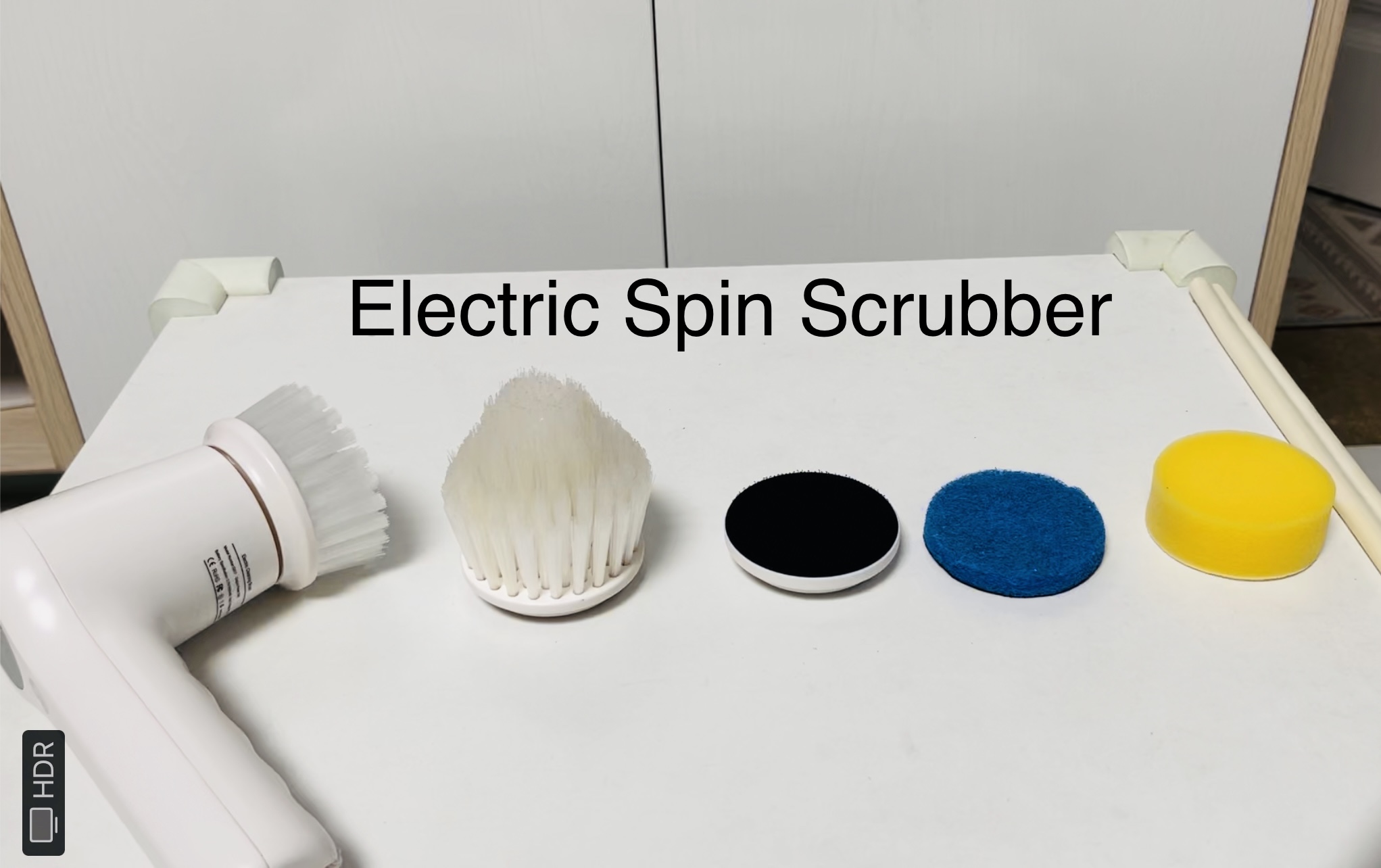 Watch Electric Spin Scrubber easy to change and install brush head on ...