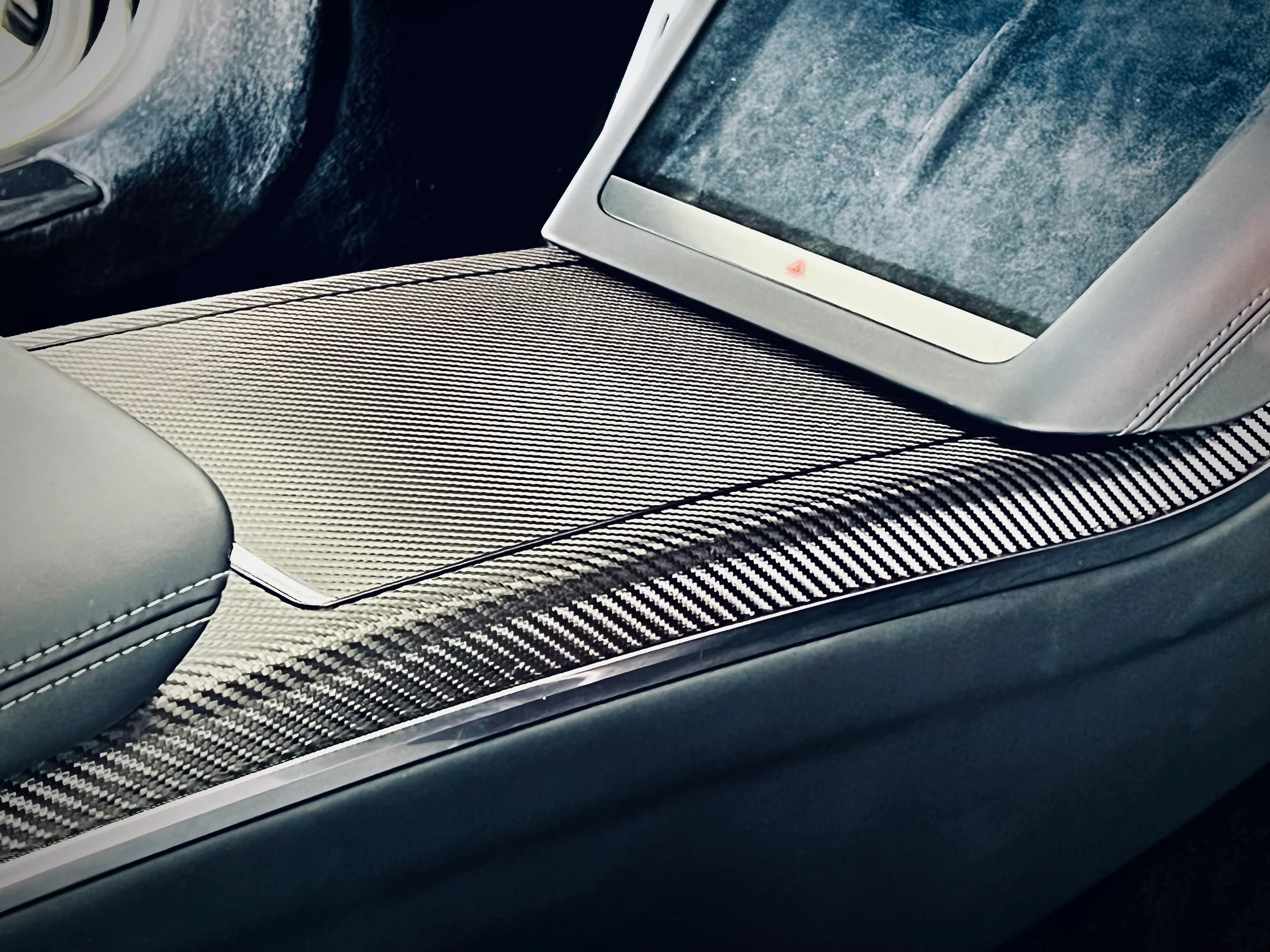 Buy TWRAPS Interior Wrap for 2021-2022 Tesla Model S/Model X (Center ...