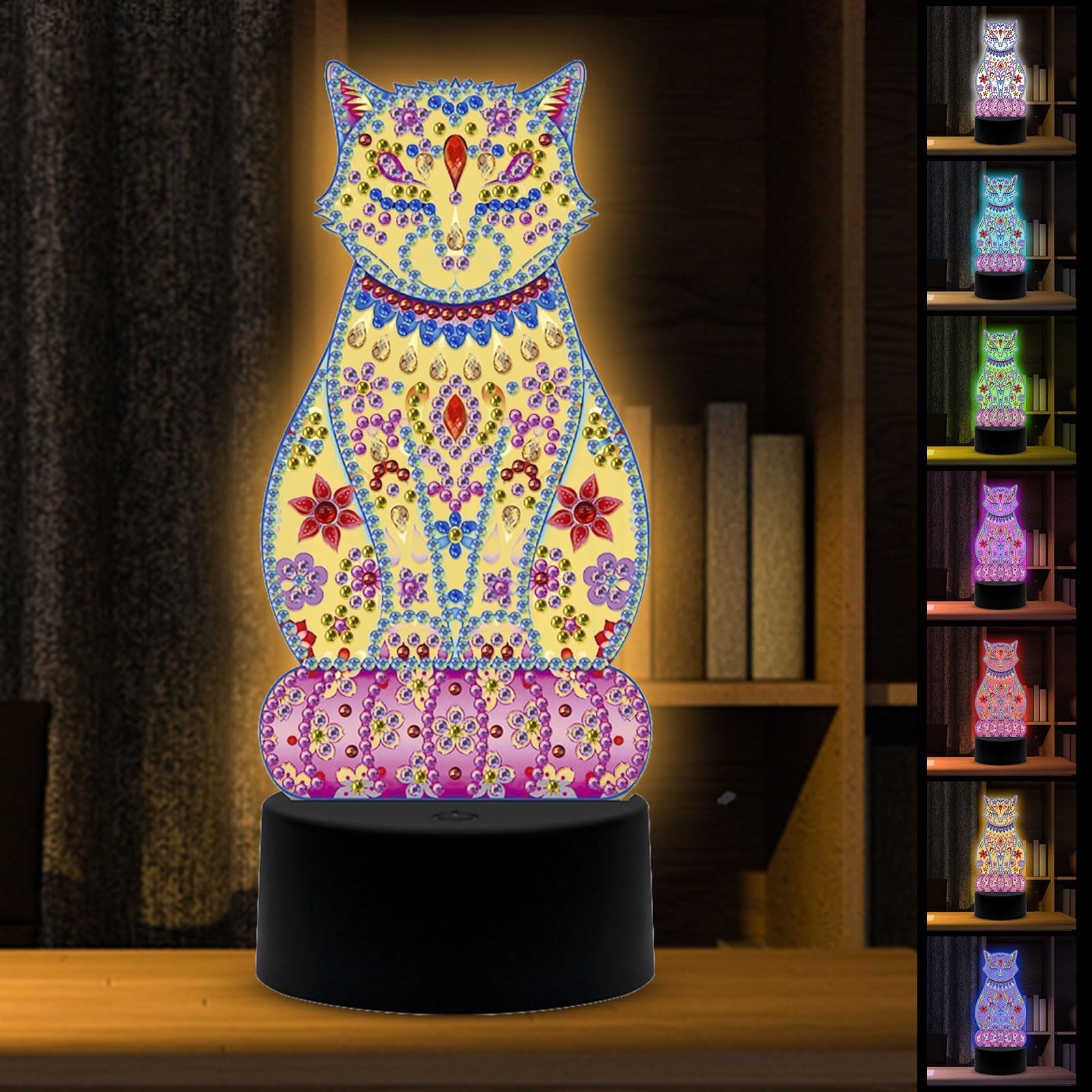 Amazon.com: HOTBEST DIY Diamond Painting Nightlight Kits Diamond ...