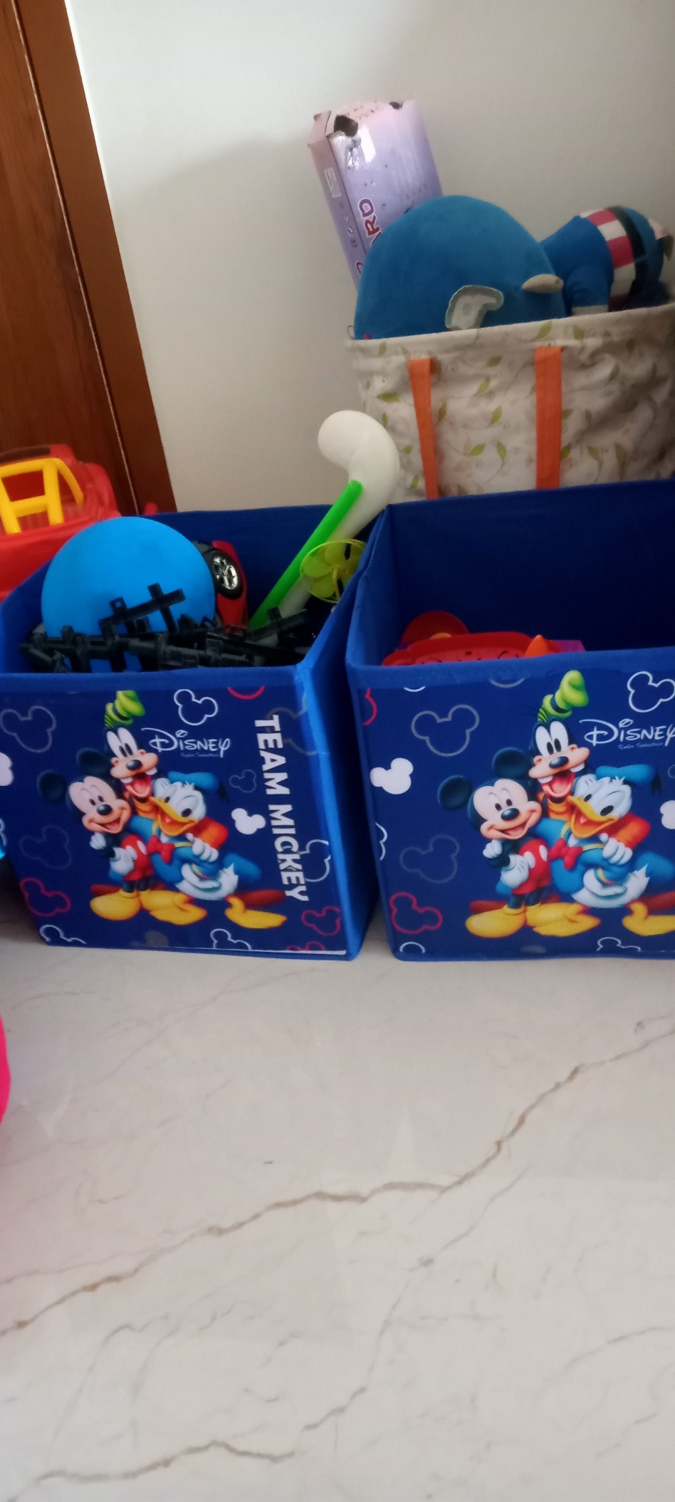 Buy Fun Homes Disney Mickey Mouse Print Non Woven Fabric Foldable Large ...