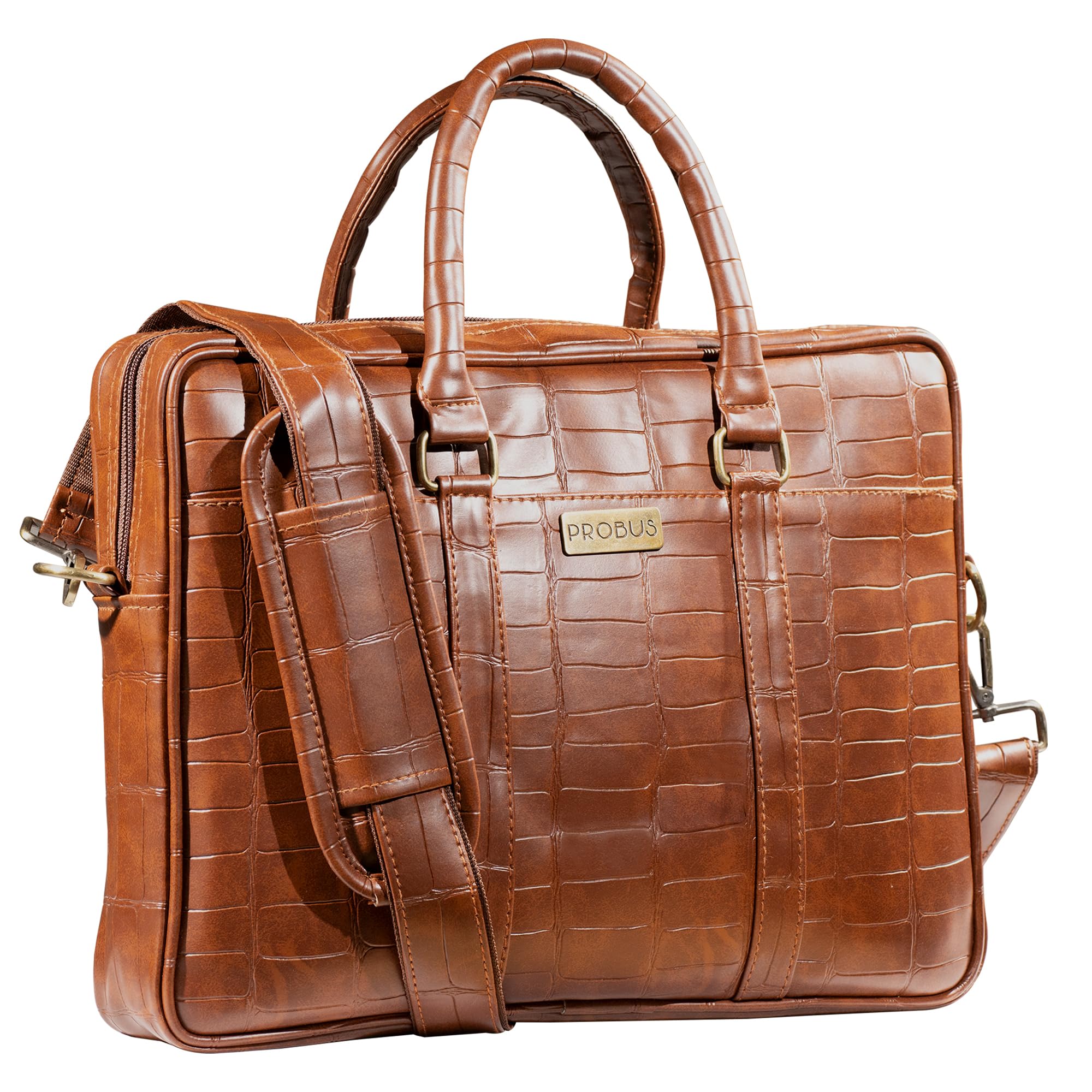 Probus Opulent Vegan embossed pattern Bag : Ethical Elegance Redefined ...