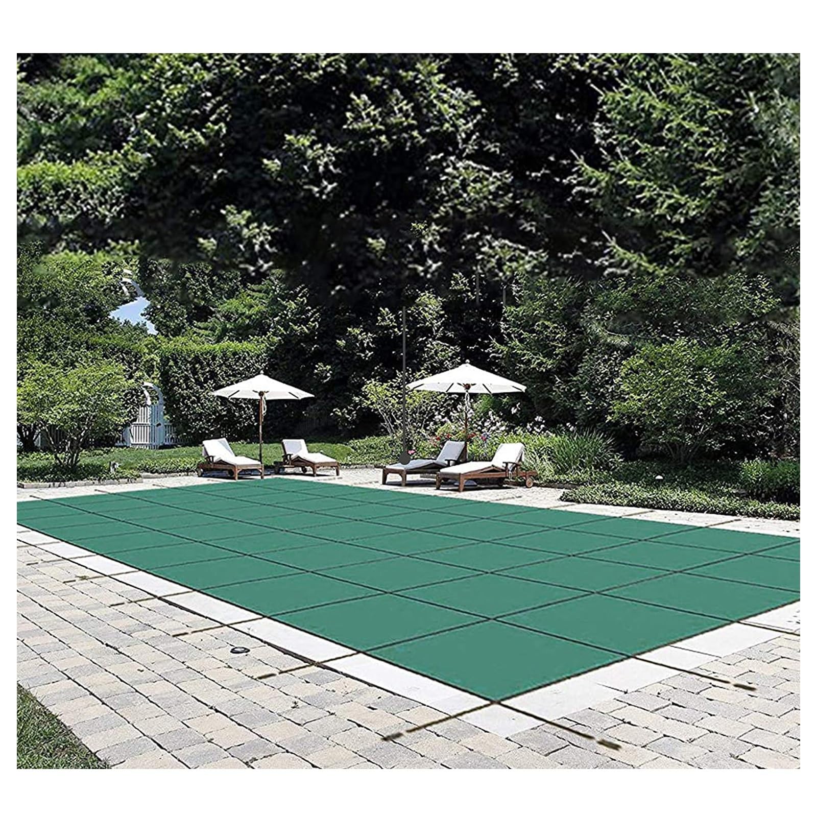 Amazon.com : VEVOR Pool Safety Cover 16 x 40 ft Rectangle, Inground ...