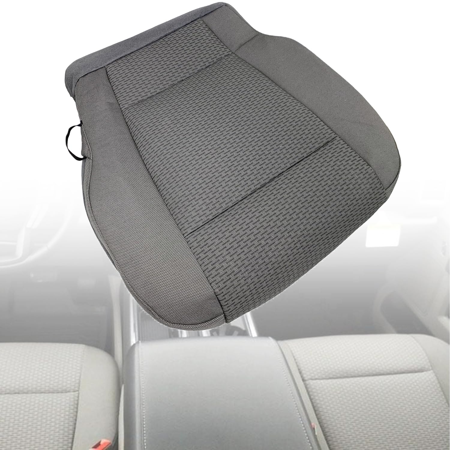 Amazon.com: GLEEMAX Gray Driver Side Bottom Cloth Seat Cover Cushion ...