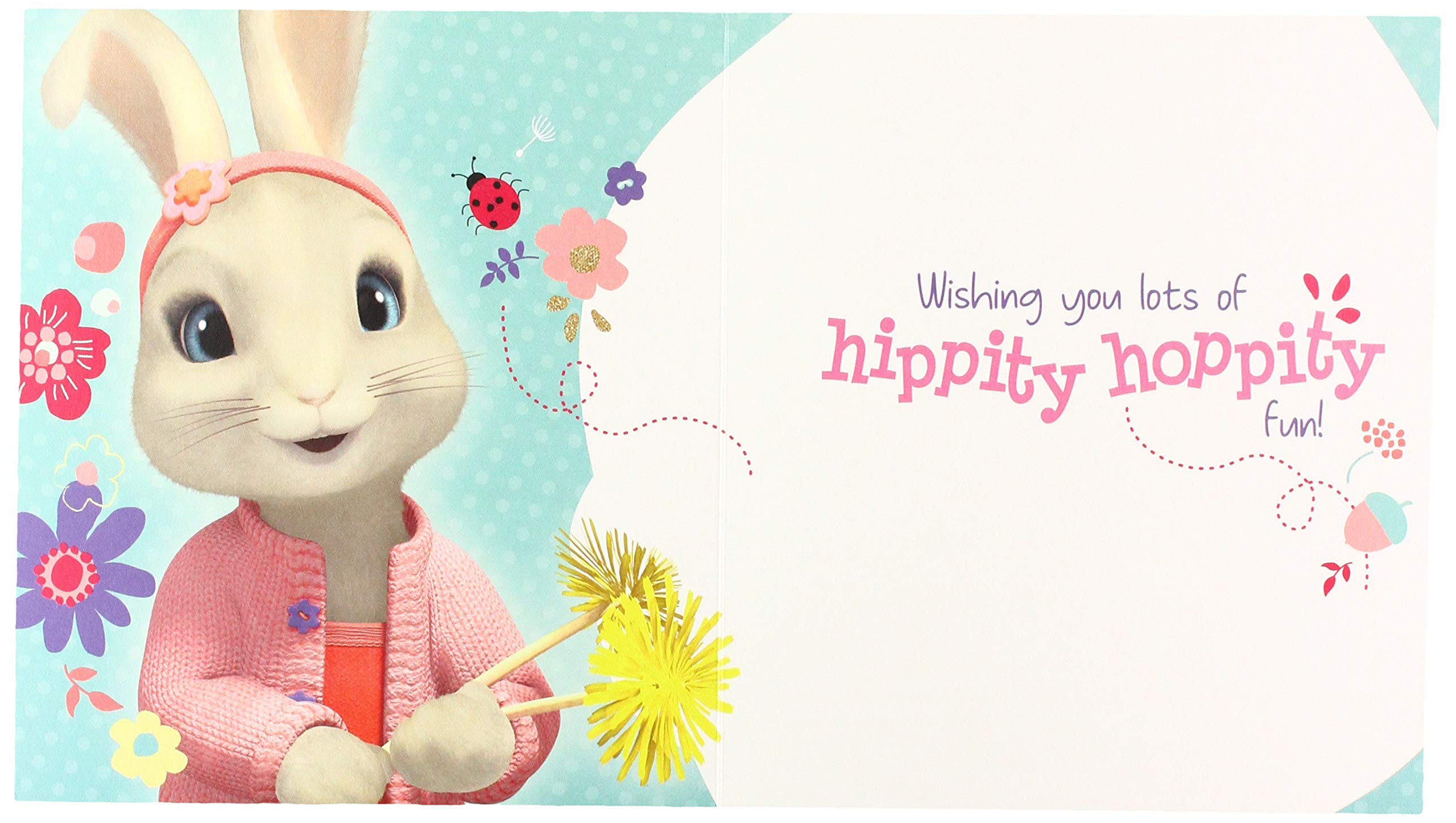 Buy Peter Rabbit PE010 "GIRL" Birthday Card Online at desertcart Sweden