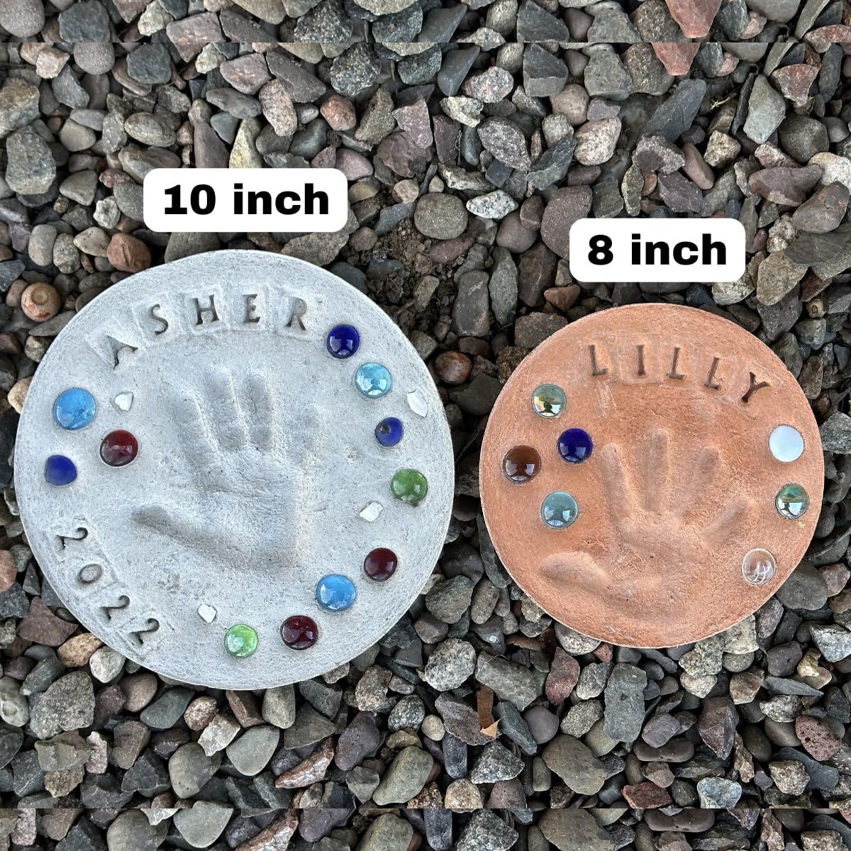 Homemade Color Stepping Stones SUNFLOWER STEPPING STONES (4 Color