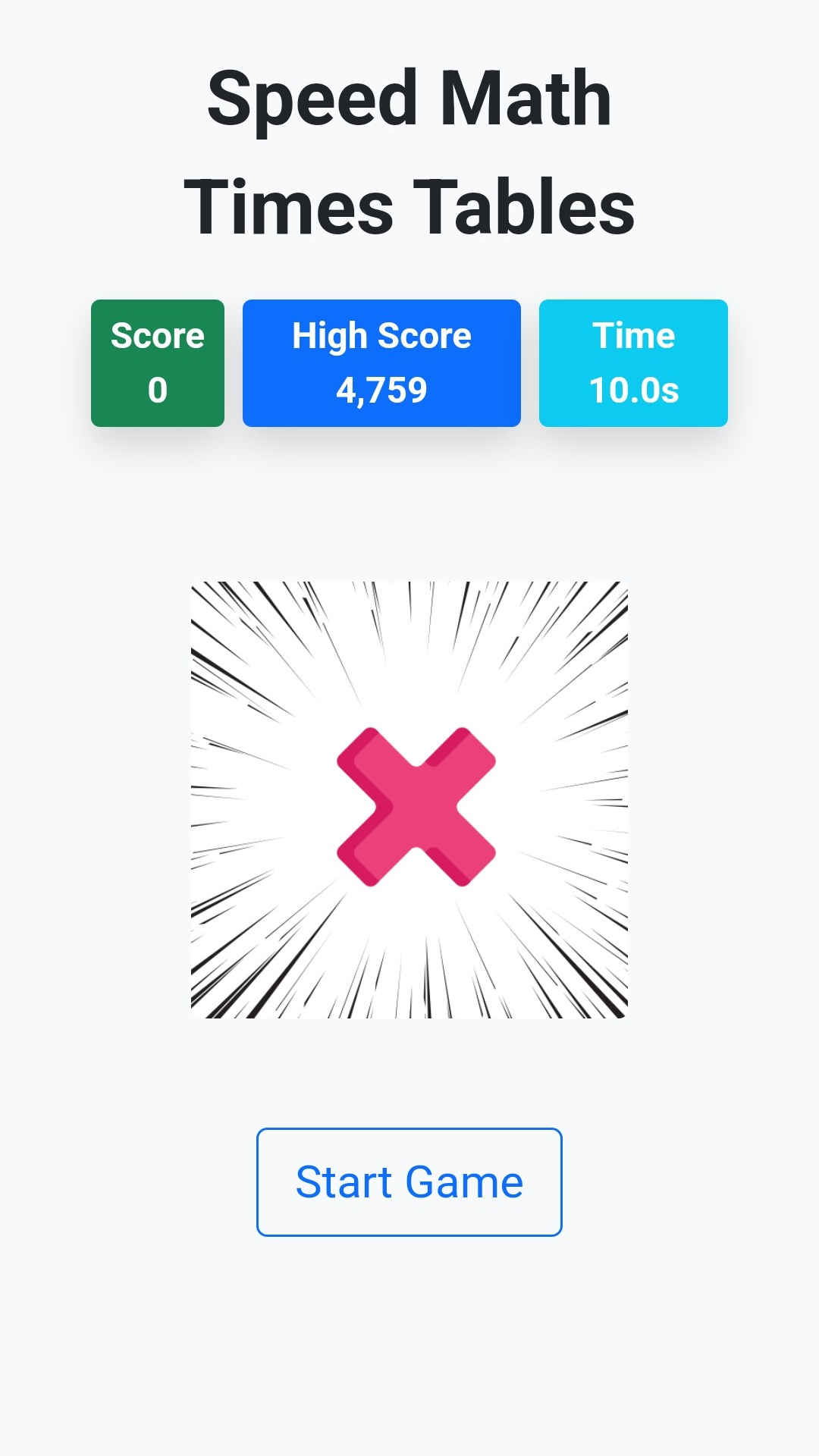 Speed Math Times Tables - App on Amazon Appstore