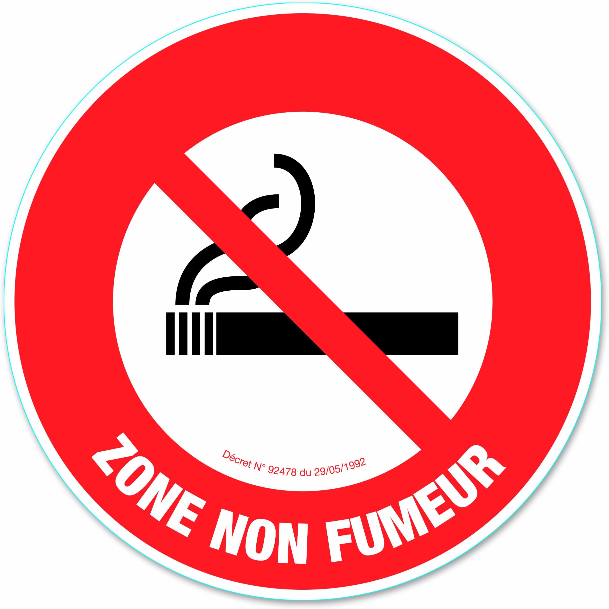 Autocollants Interdiction de Fumer - Panneau Cigarette Interdite - Ne ...