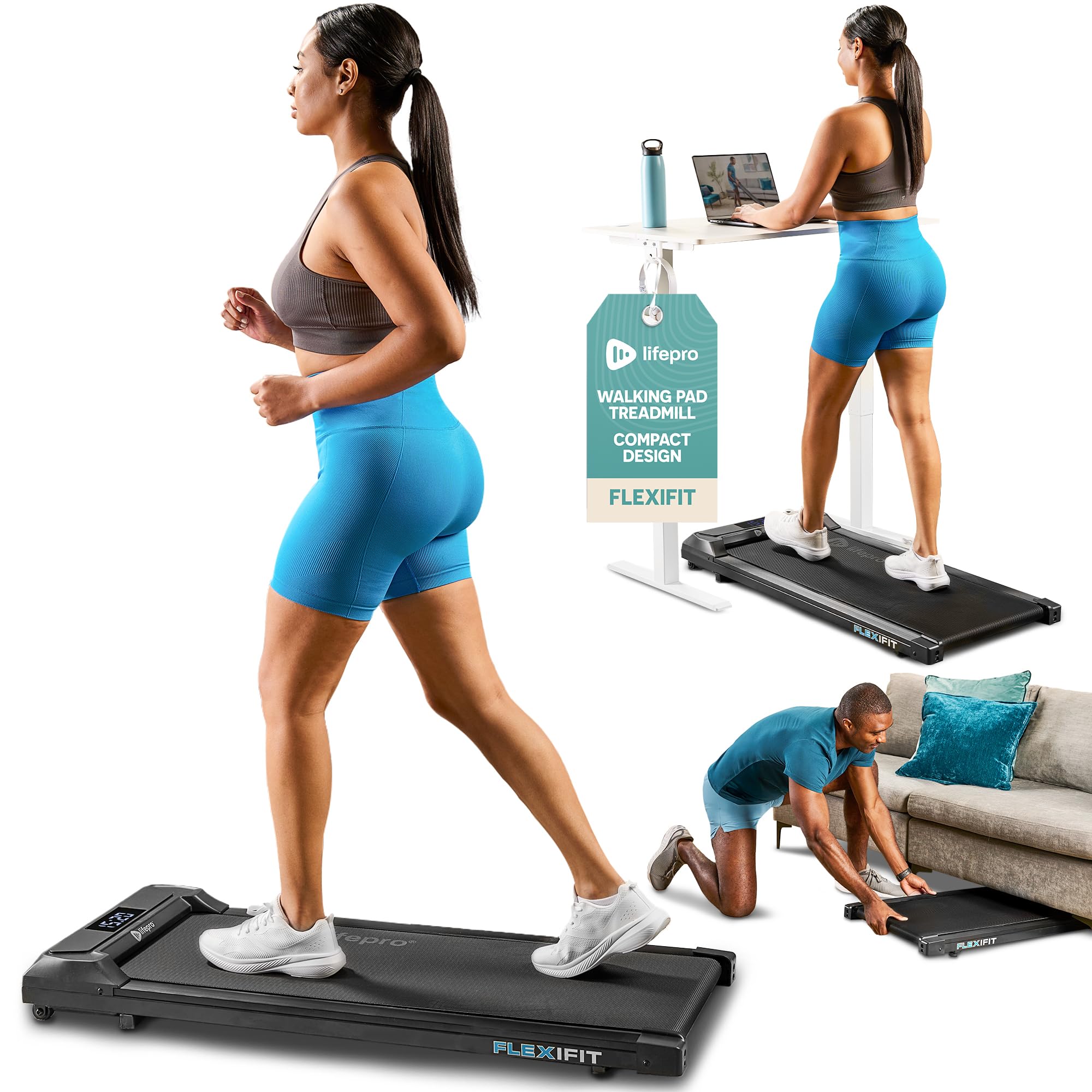 Small Portable Treadmill Walking 2 In1 Walking Pad Treadmill Under