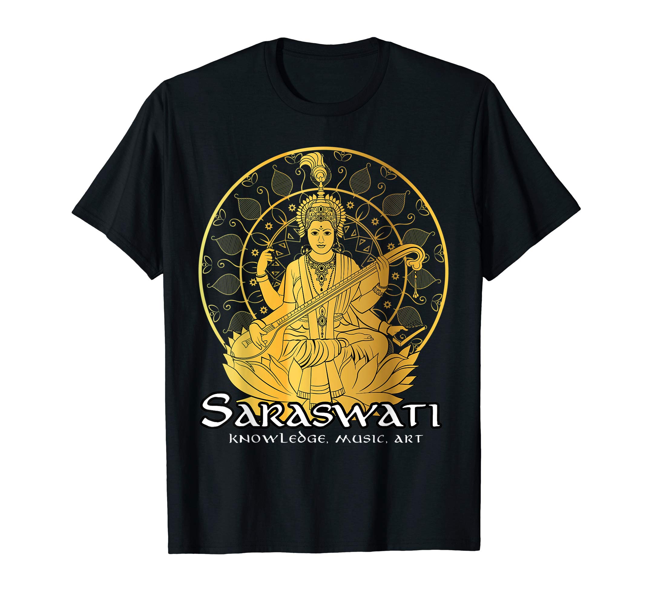 Buy Hindu Shirts Hinduism Diwali Festival Gods Goddess Saraswati T ...