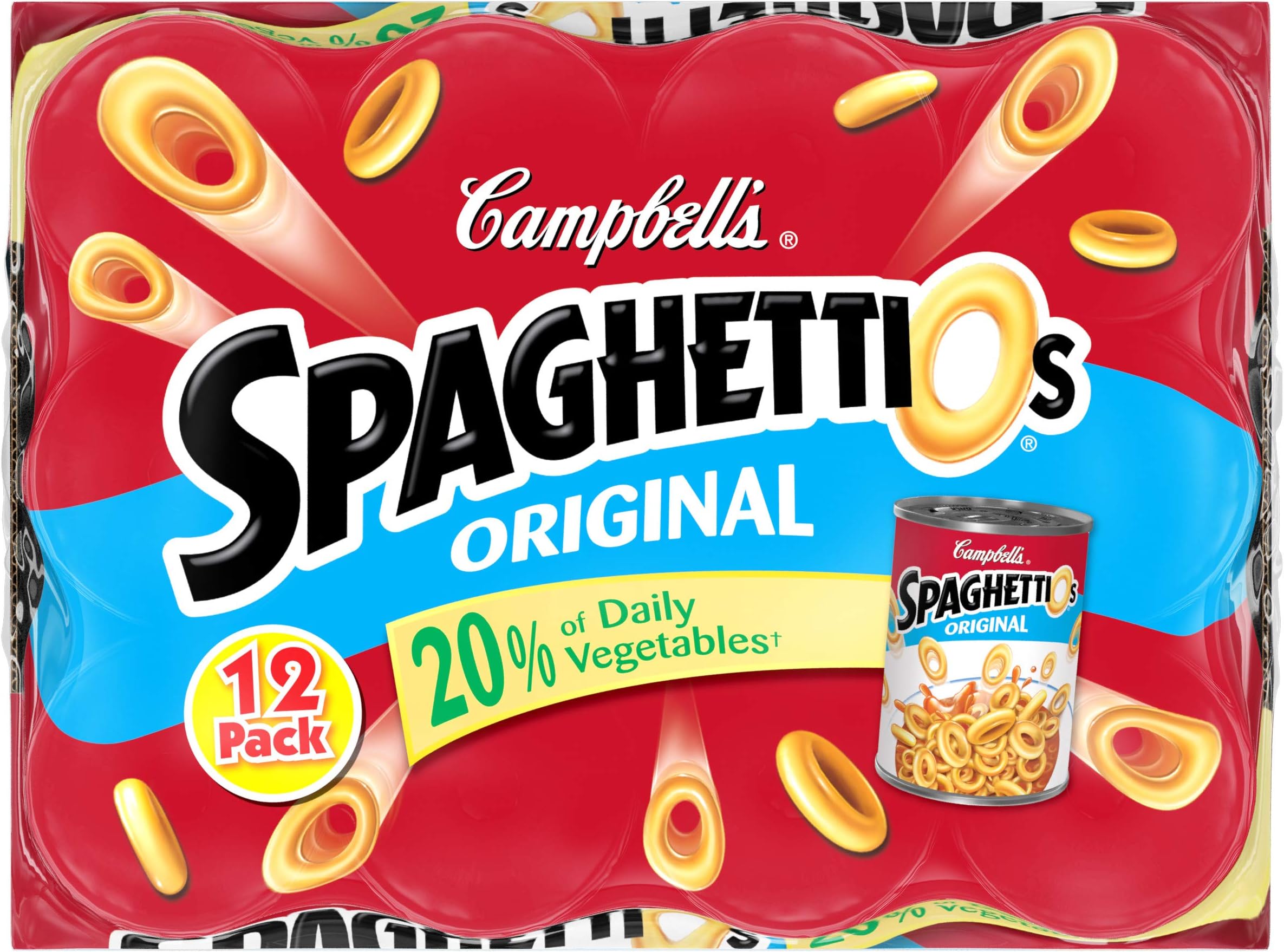 Amazon.com : Campbell's SpaghettiOs Canned Pasta, Original, 15.8 oz ...