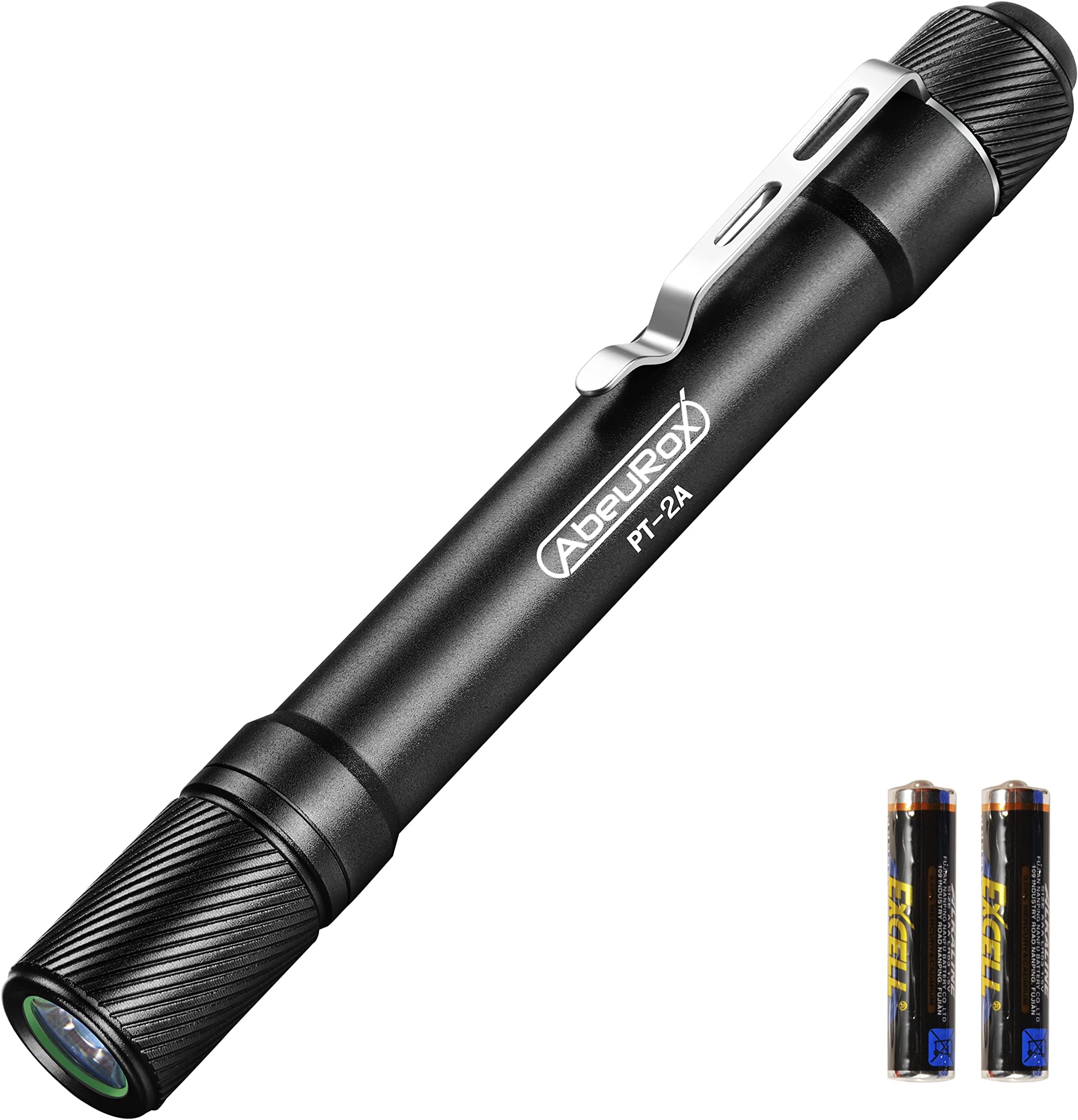AbeuRox LED Tactical Pen Light Flashlight, 250 Lumen 3 Modes High-Low ...
