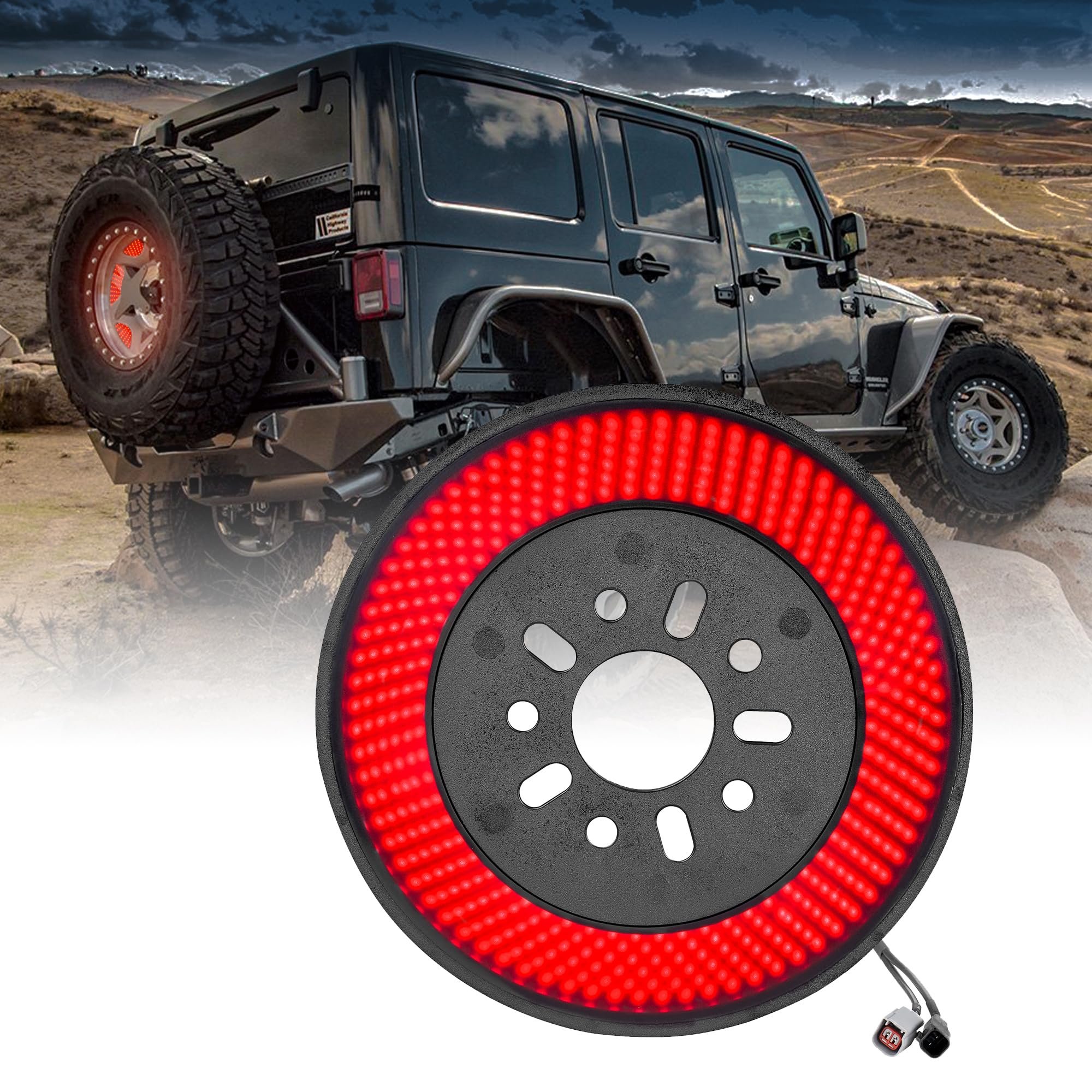 Amazon.com: NKCELL POWER Spare Tire Brake Light for 2007-2018 Jeep ...