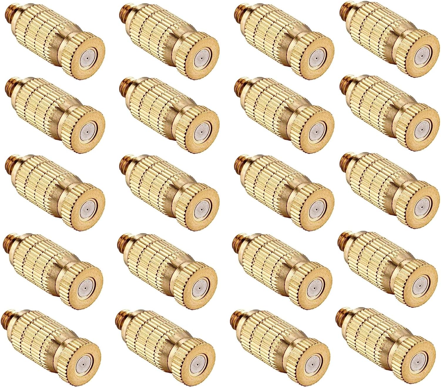 Amazon.com: Brass Misting Nozzle, 10 Pack High Pressure Spray Misting ...