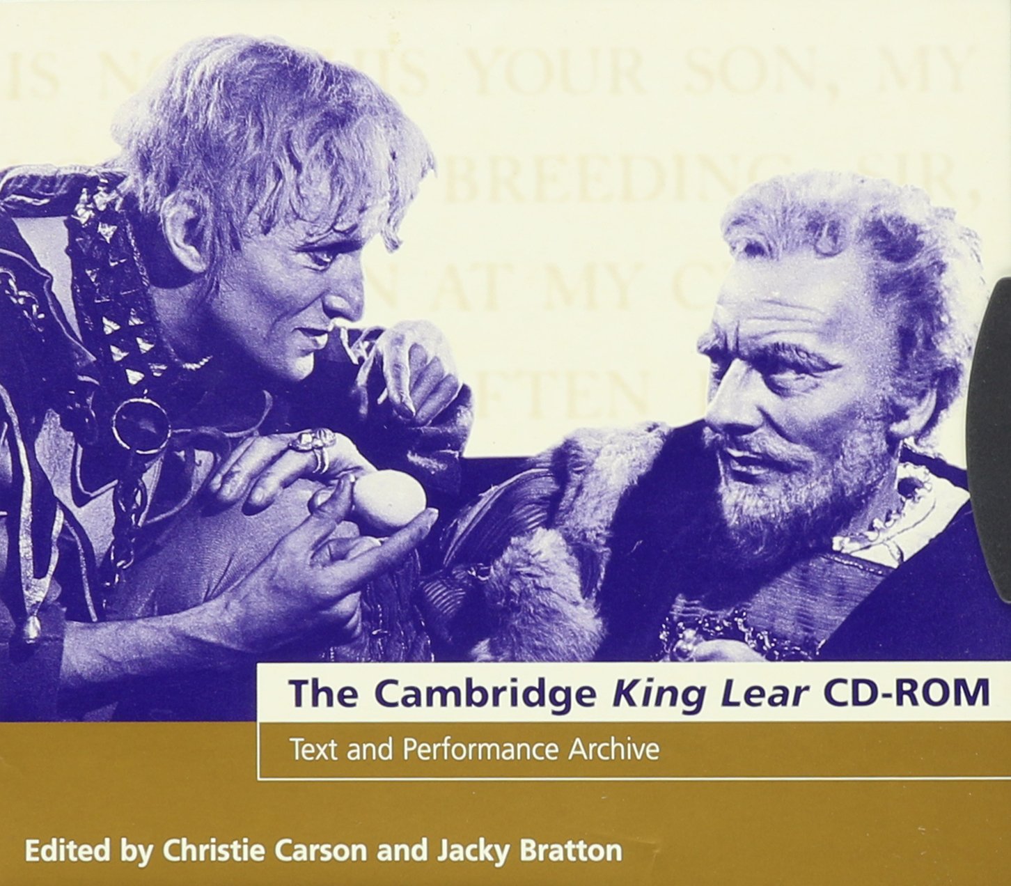The Cambridge King Lear CD-ROM: Text and Performance Archive: Carson ...
