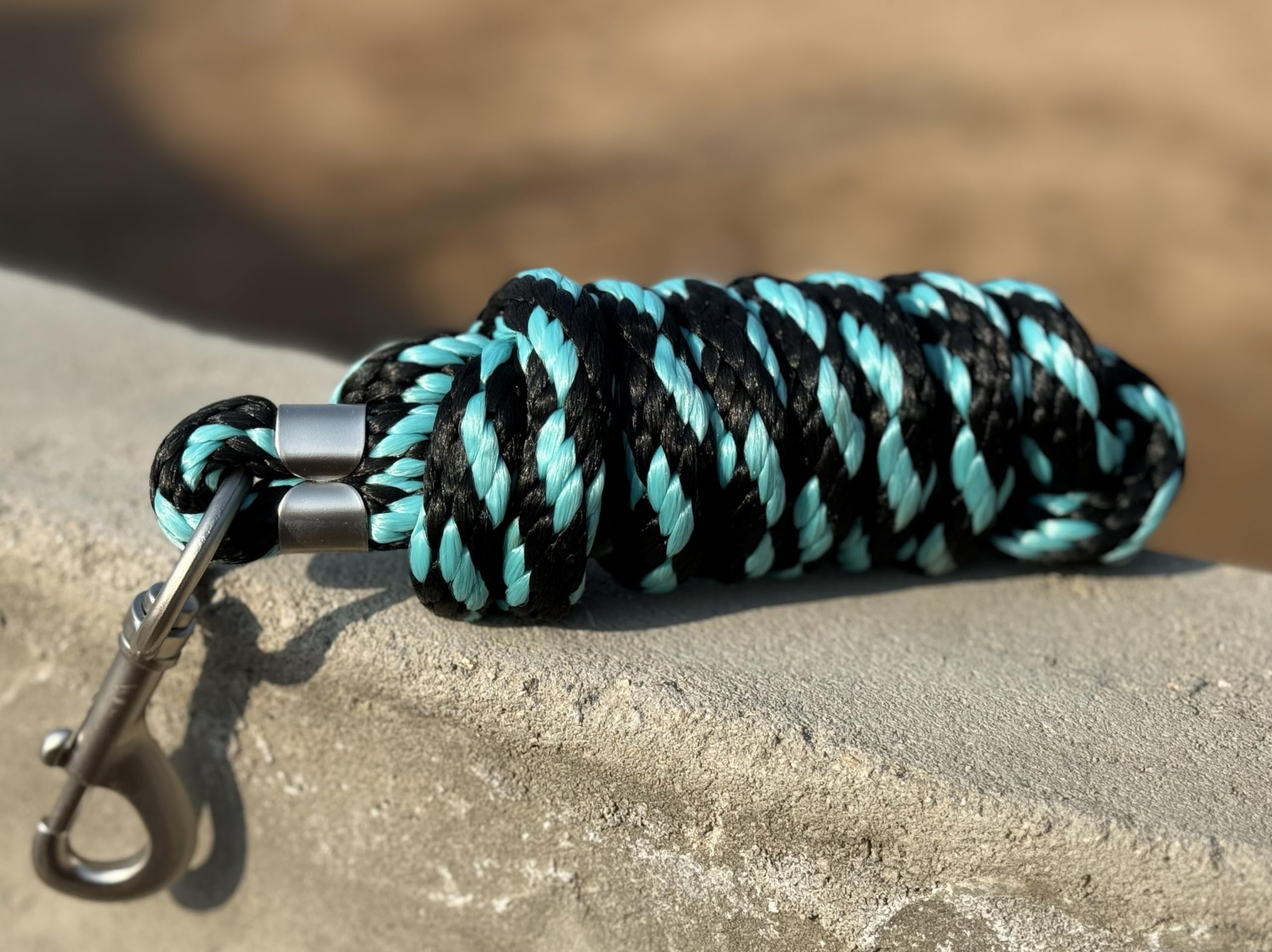 Snapklik.com : Tgw Riding Horse Poly Lead Rope 7Feet Horse Lead Rope