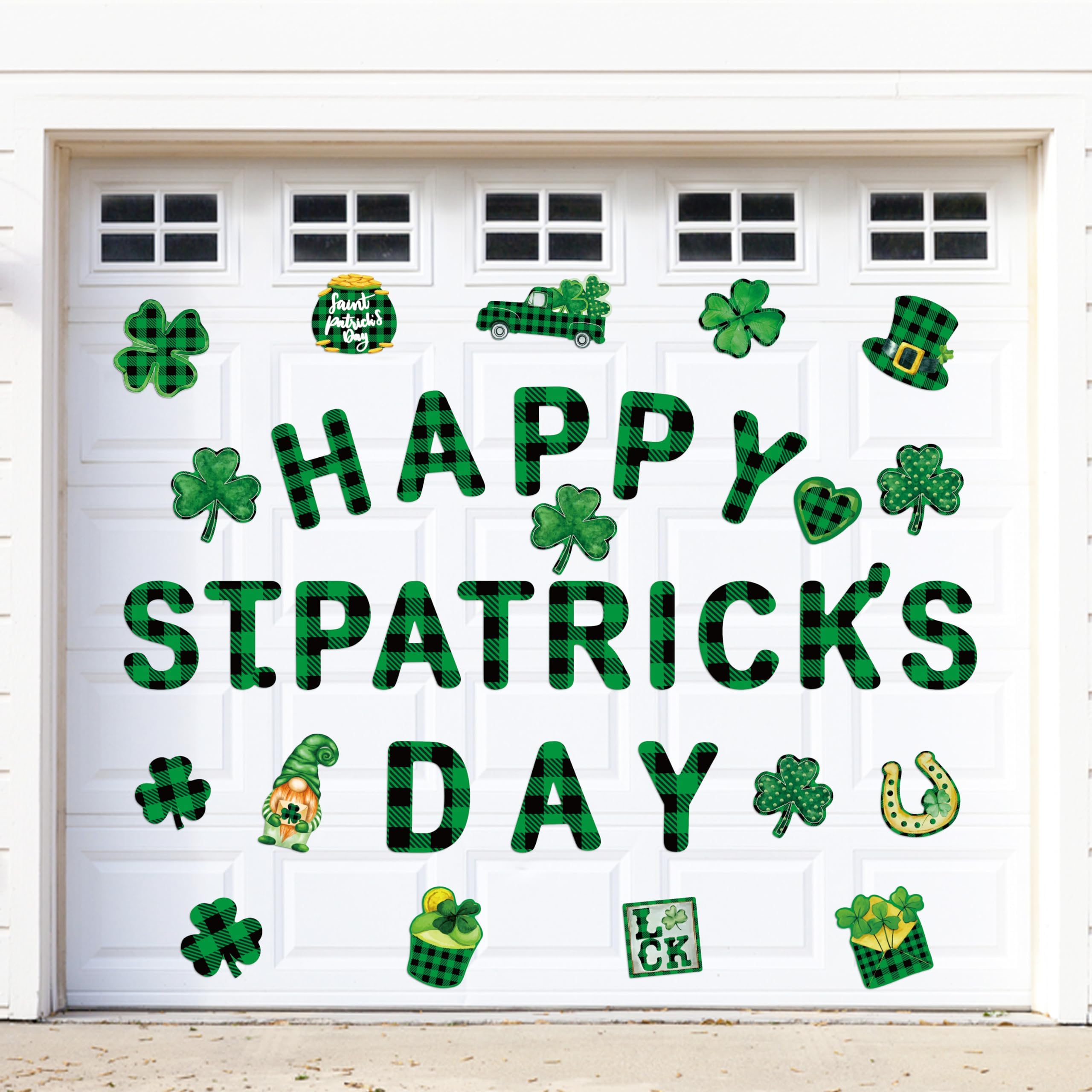 Amazon.com: 35PCS St. Patricks Day Garage Door Decorations Magnets ...
