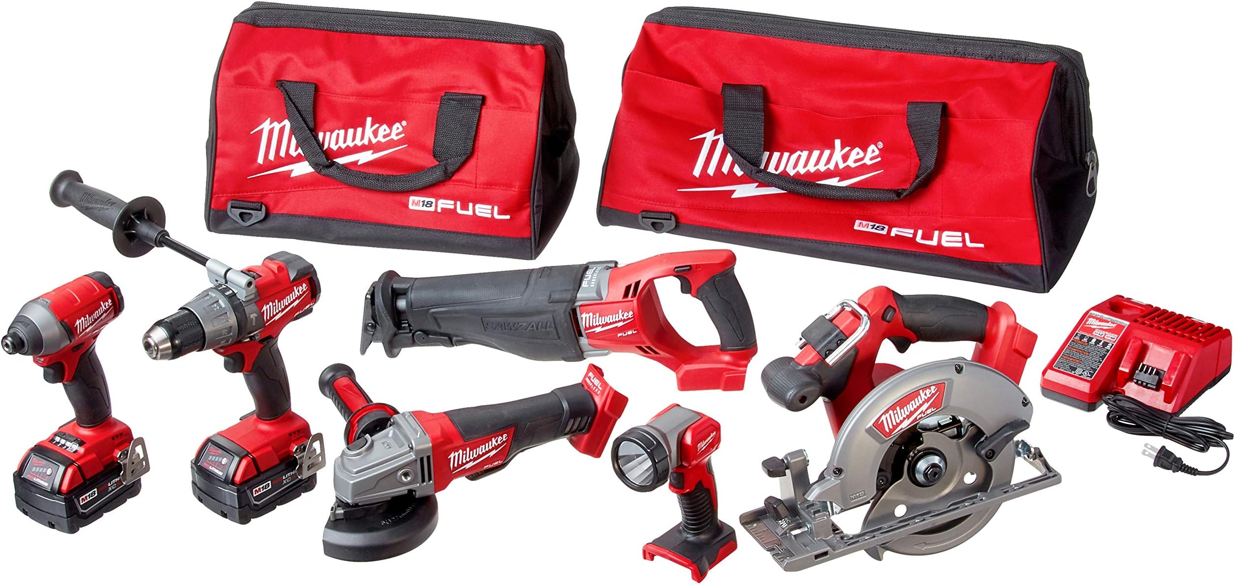 7-Tool 3697-27 for Milwaukee M18 Fuel 18V Lithium-Ion Cordless ...