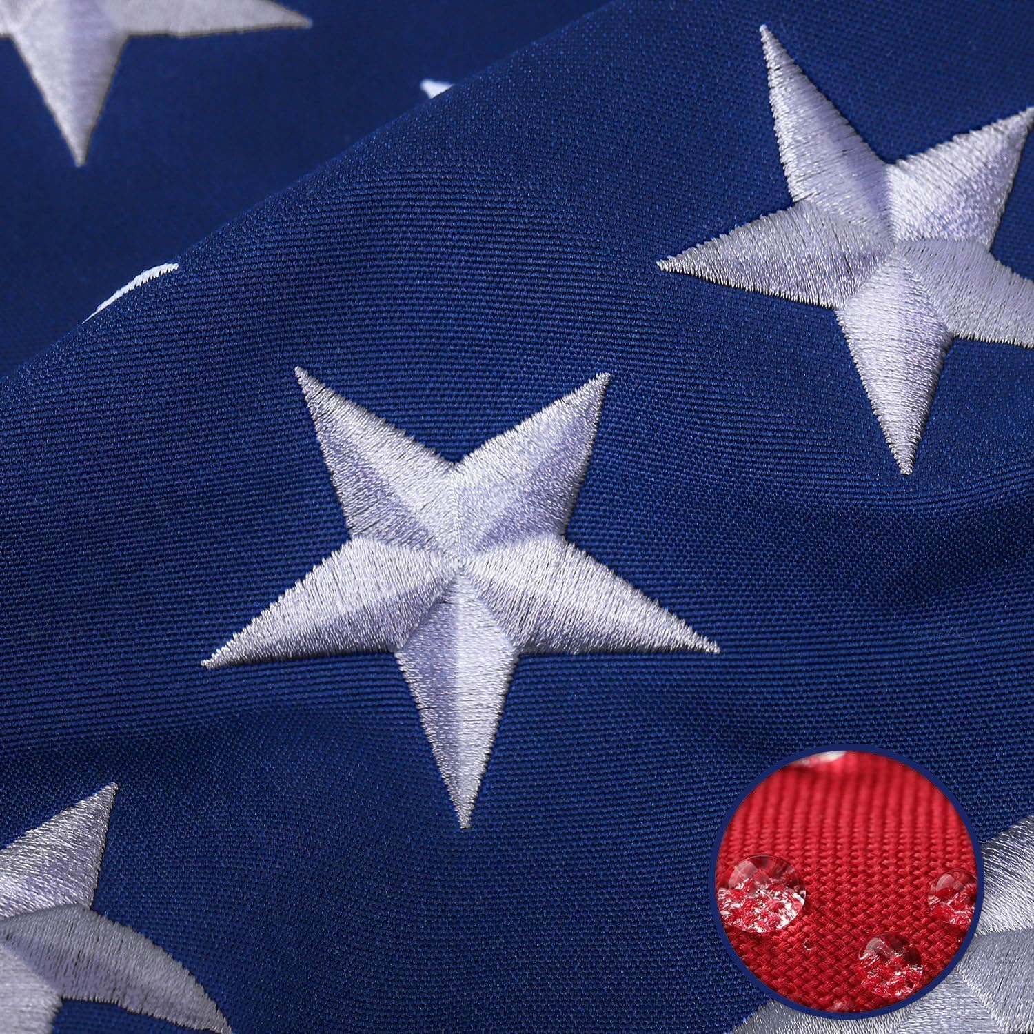Amazon.com : American Flag 4x6 Ft ，Upgraded Thickened - Spun Polyester ...