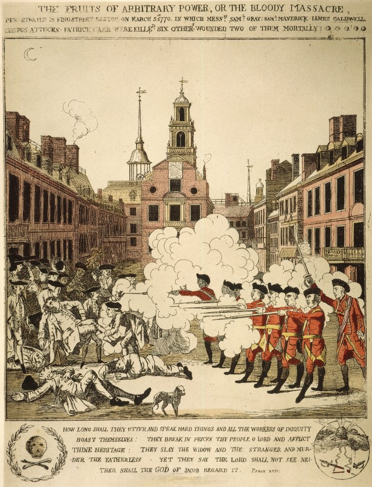 Amazon.com: Boston Massacre 1770 Nthe Boston Massacre 5 March 1770 ...